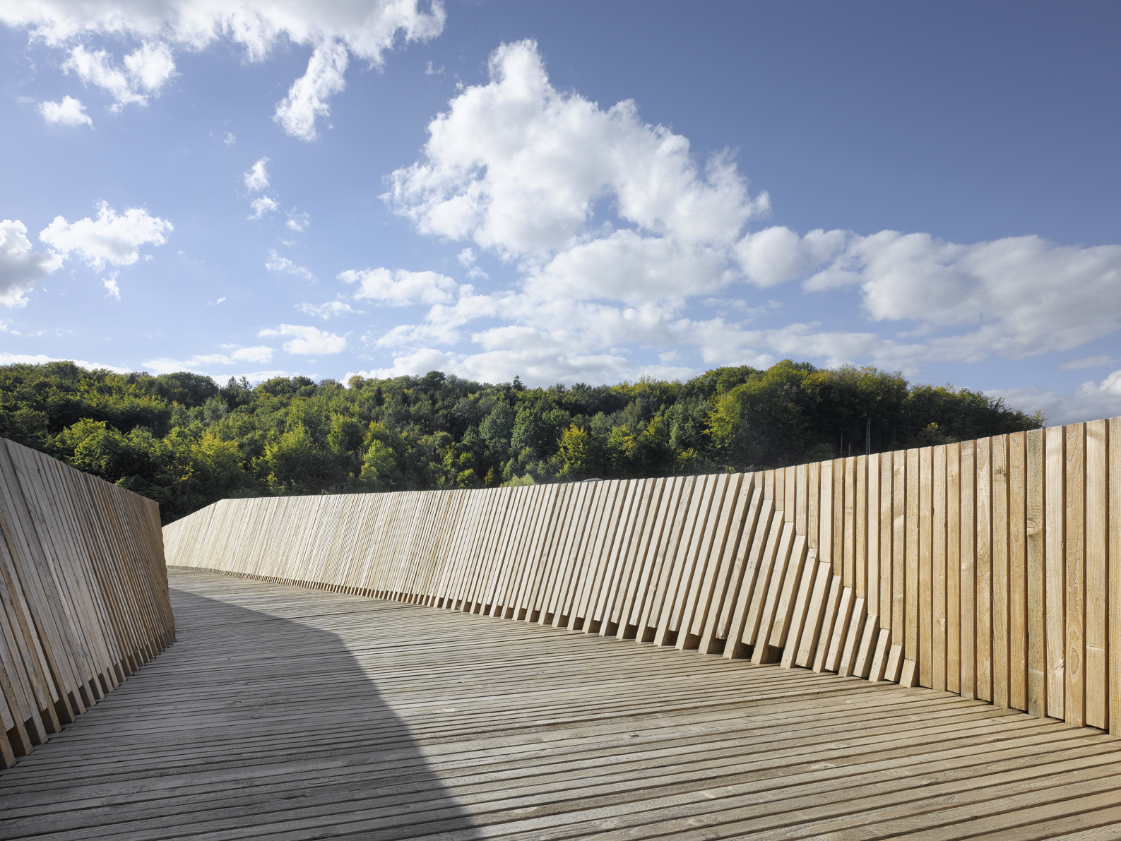 La Sallaz Footbridge by 2b architectes - Architizer