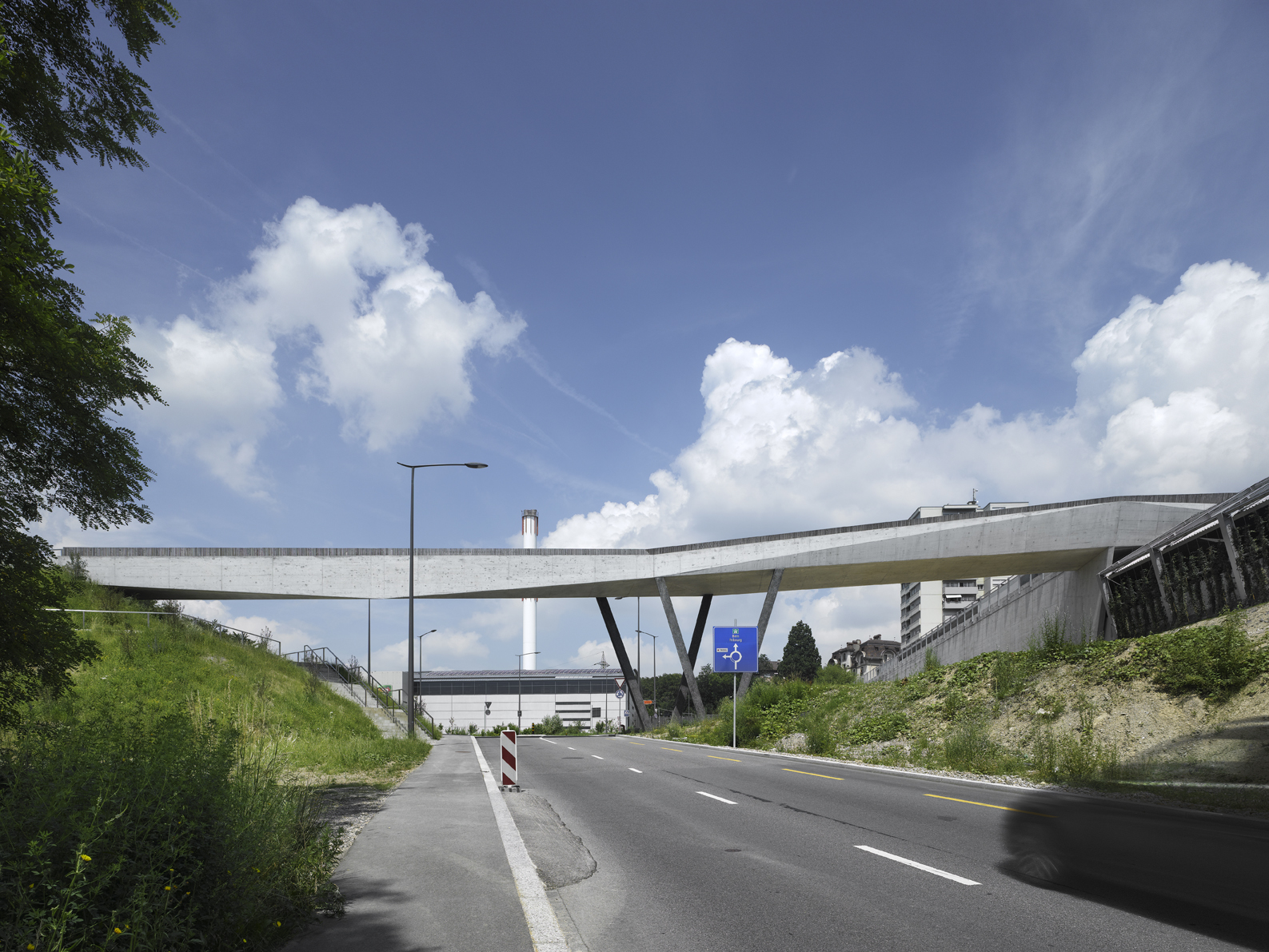 La Sallaz Footbridge by 2b architectes - Architizer