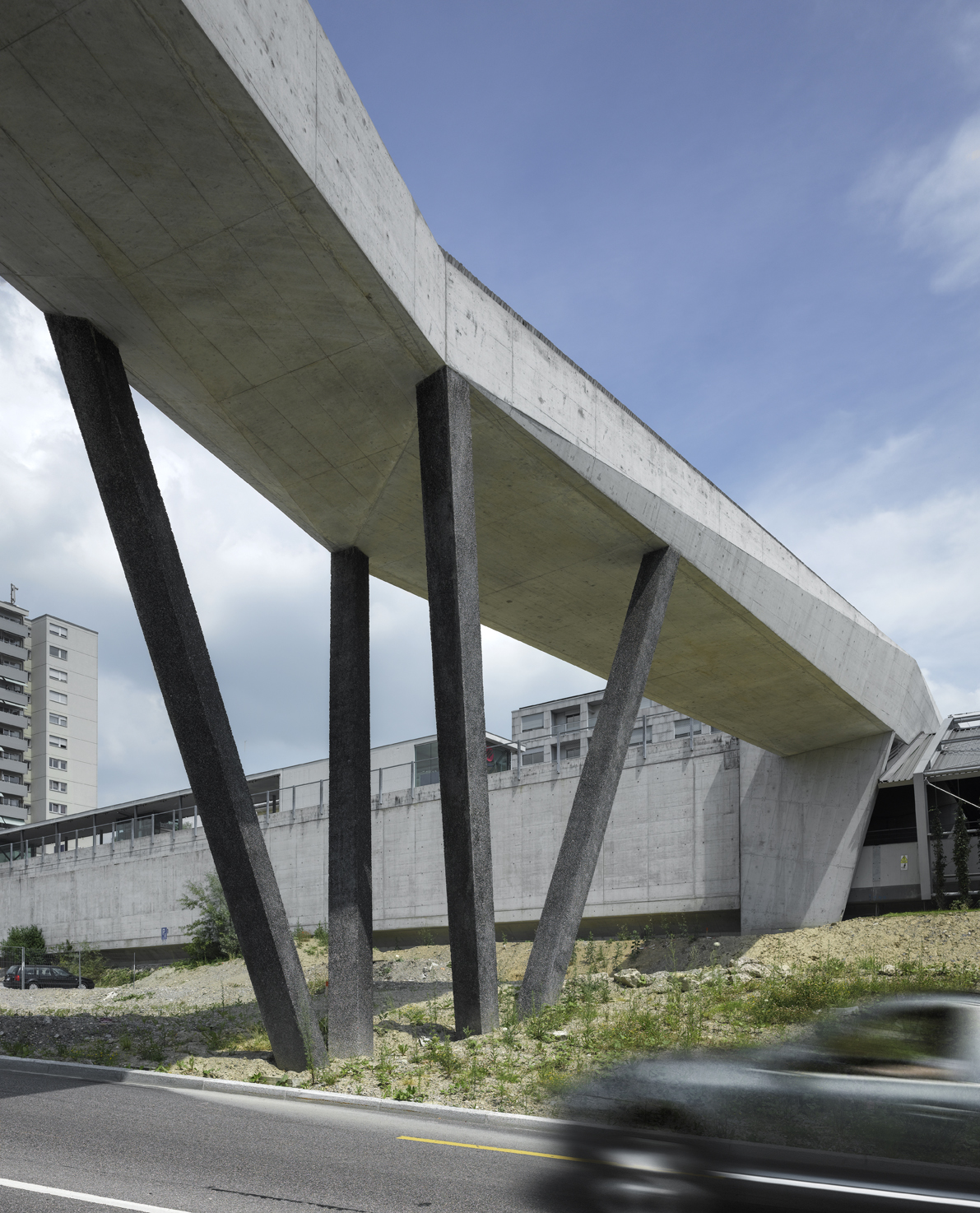 La Sallaz Footbridge by 2b architectes - Architizer
