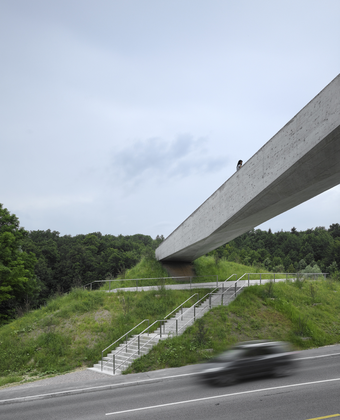 La Sallaz Footbridge by 2b architectes - Architizer