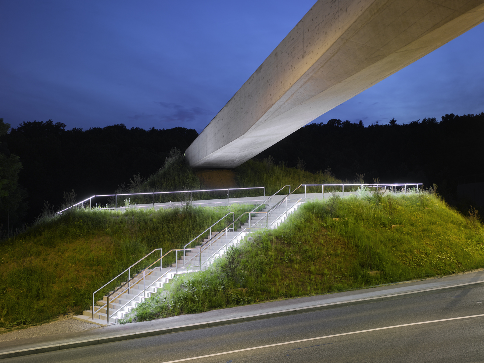 La Sallaz Footbridge by 2b architectes - Architizer