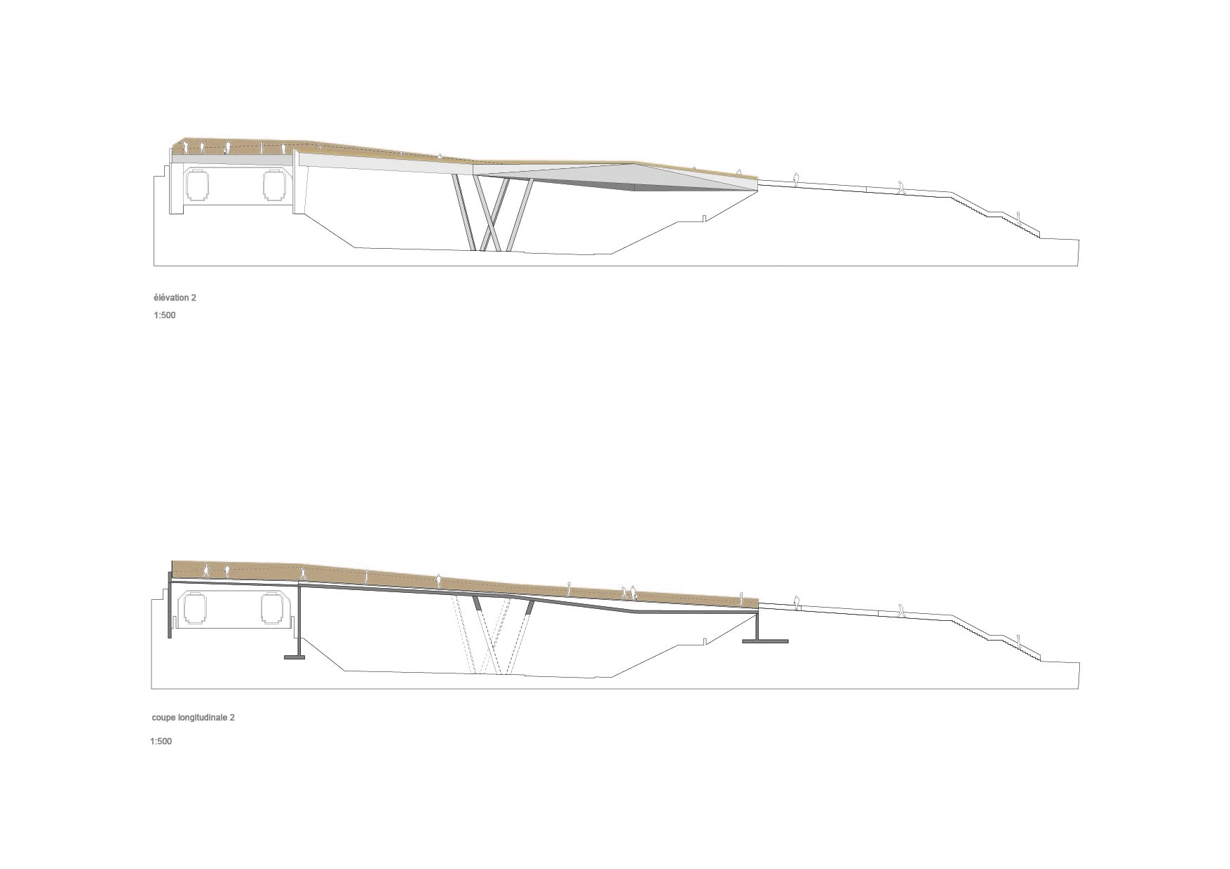 La Sallaz Footbridge by 2b architectes - Architizer