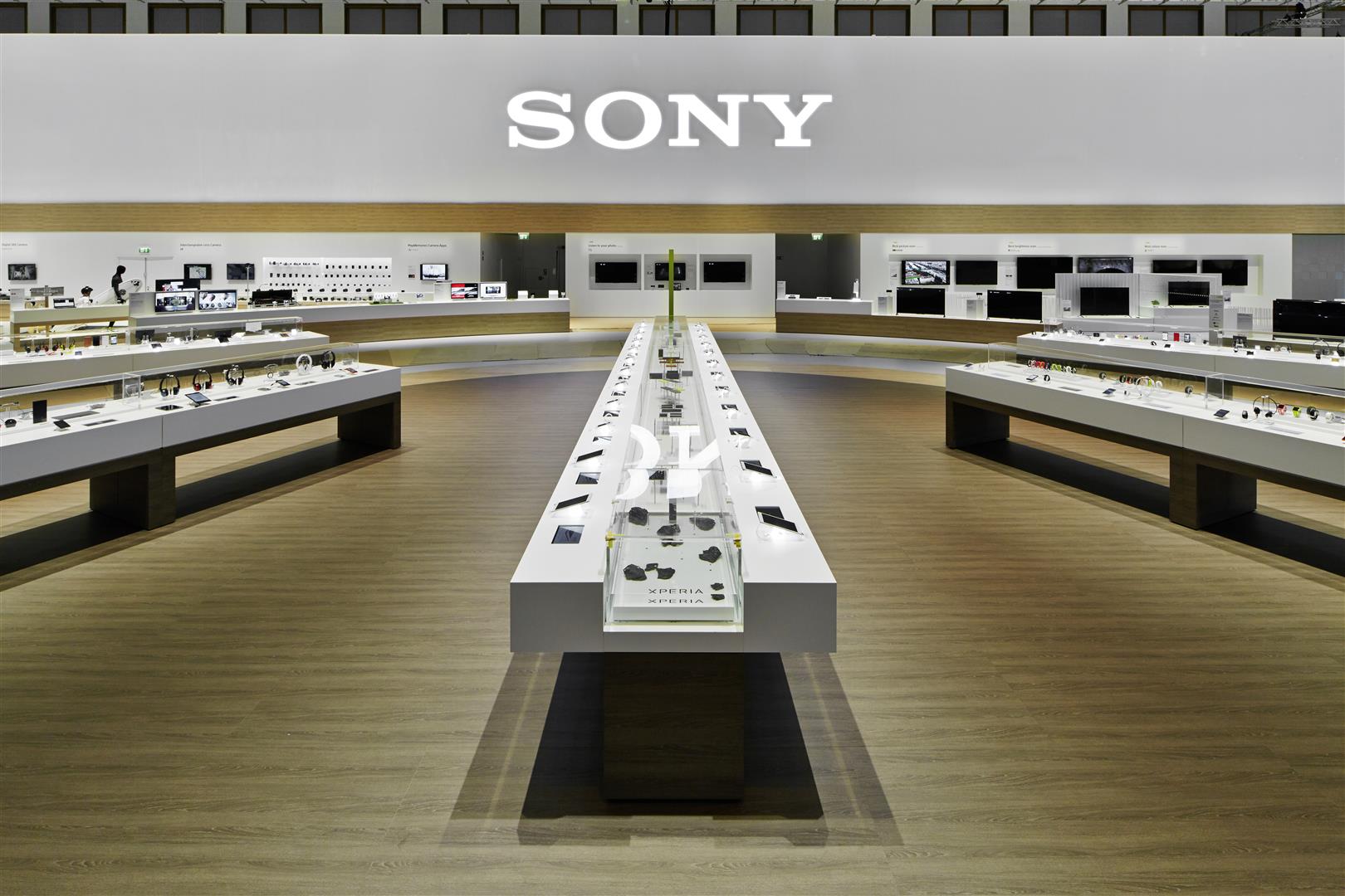 SONY EXHIBITION STAND by EGGER Wood-based materials - Architizer