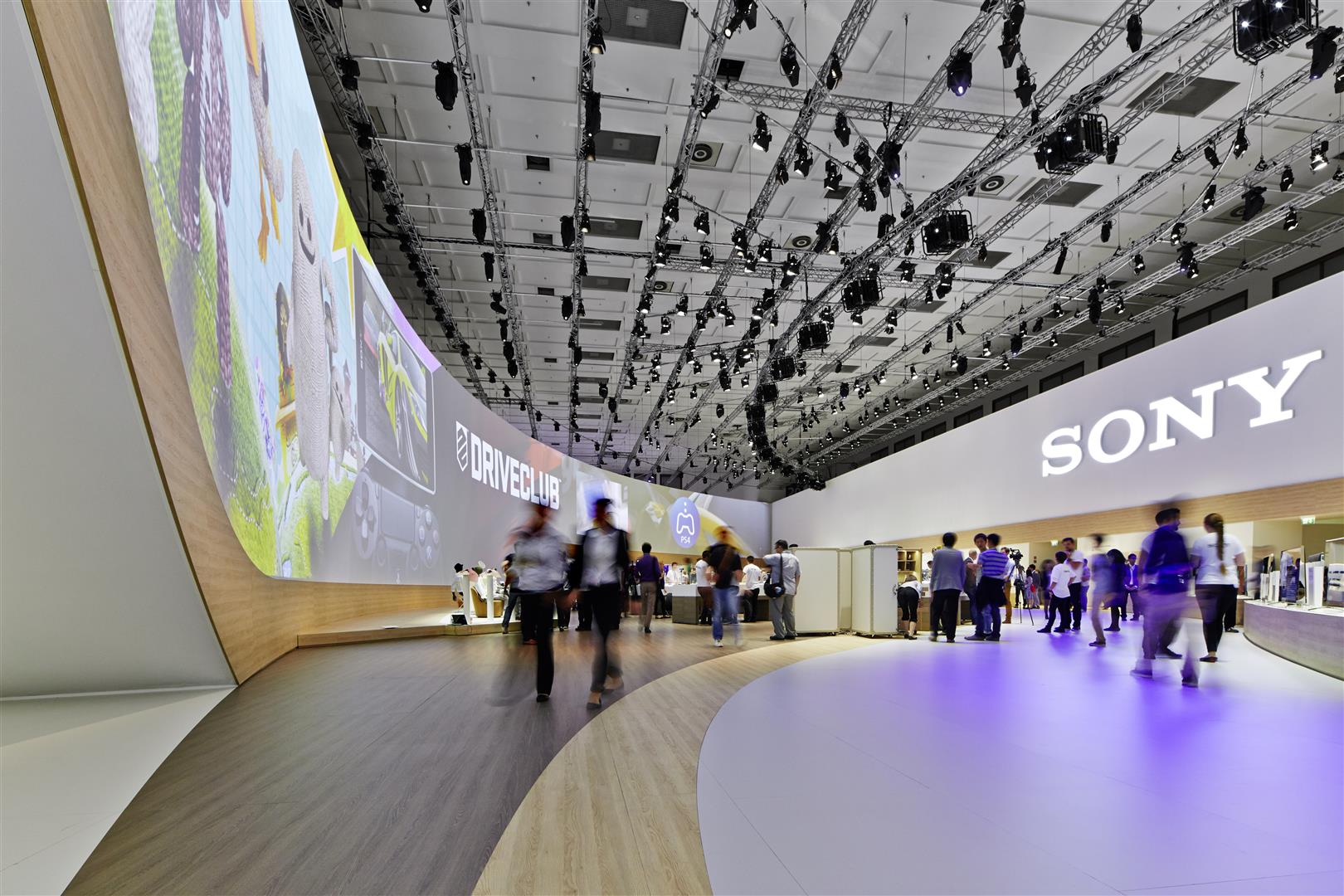 SONY EXHIBITION STAND by EGGER Wood-based materials - Architizer