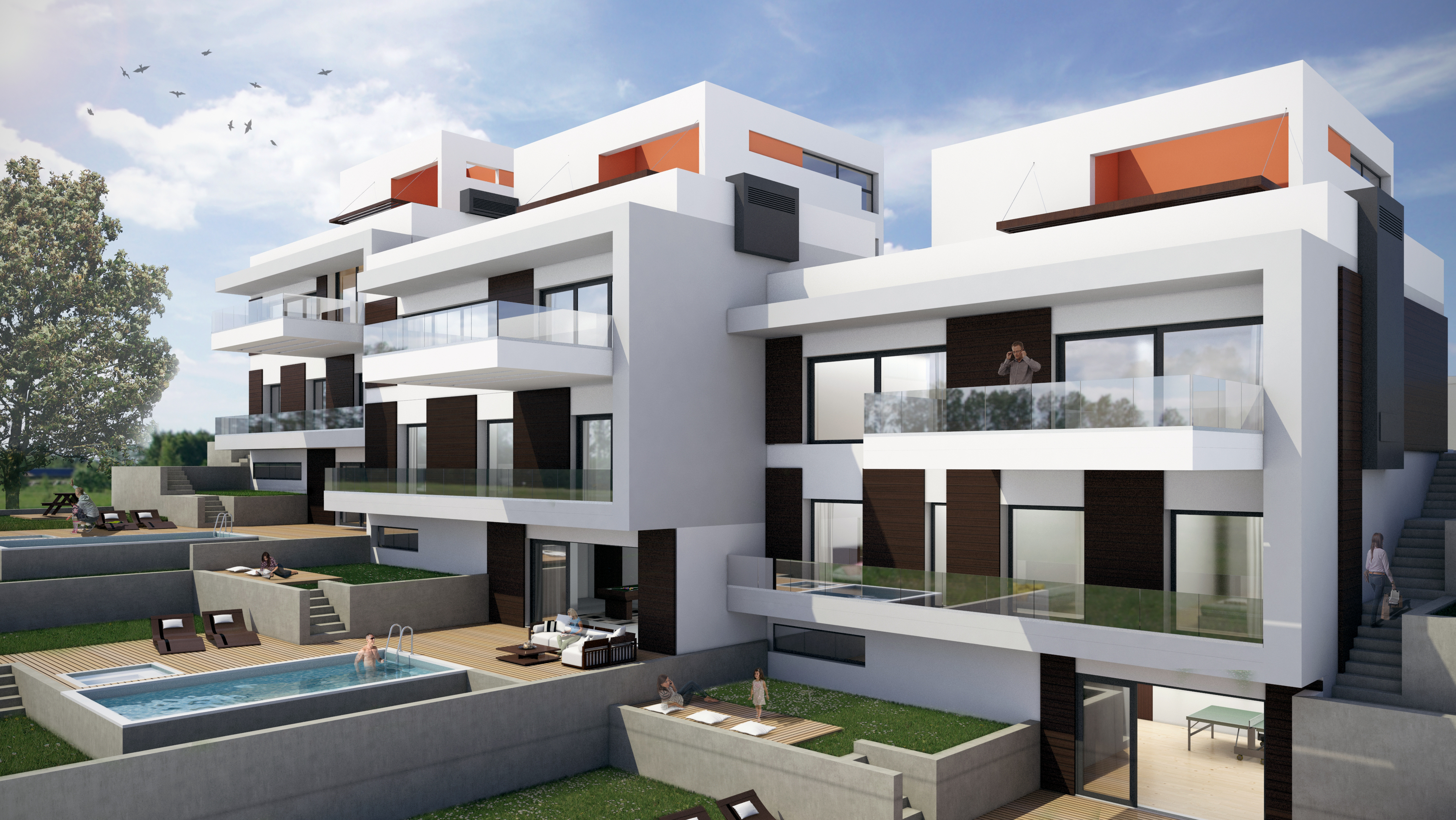 3 HOUSE COMPLEX & Athens North by MRA Architects - Architizer