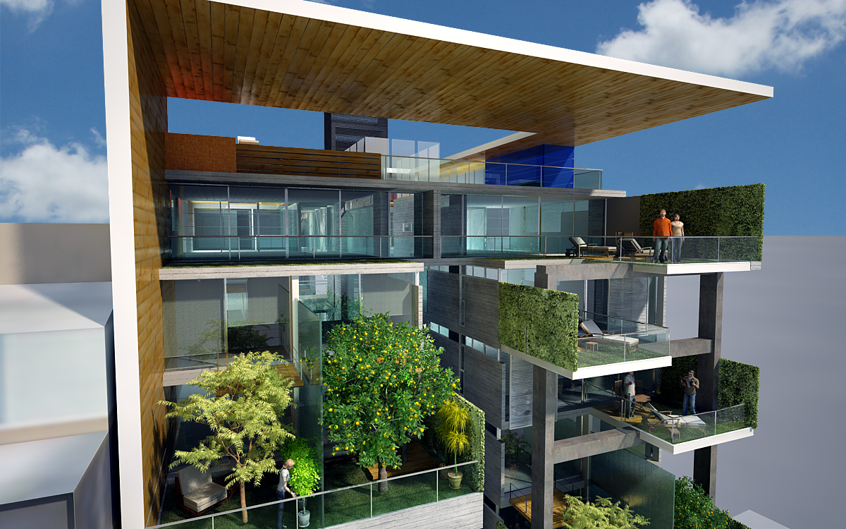 LAS TORRES MULTIFAMILY BUILDING: an oblique building by NMD | NOMADAS ...