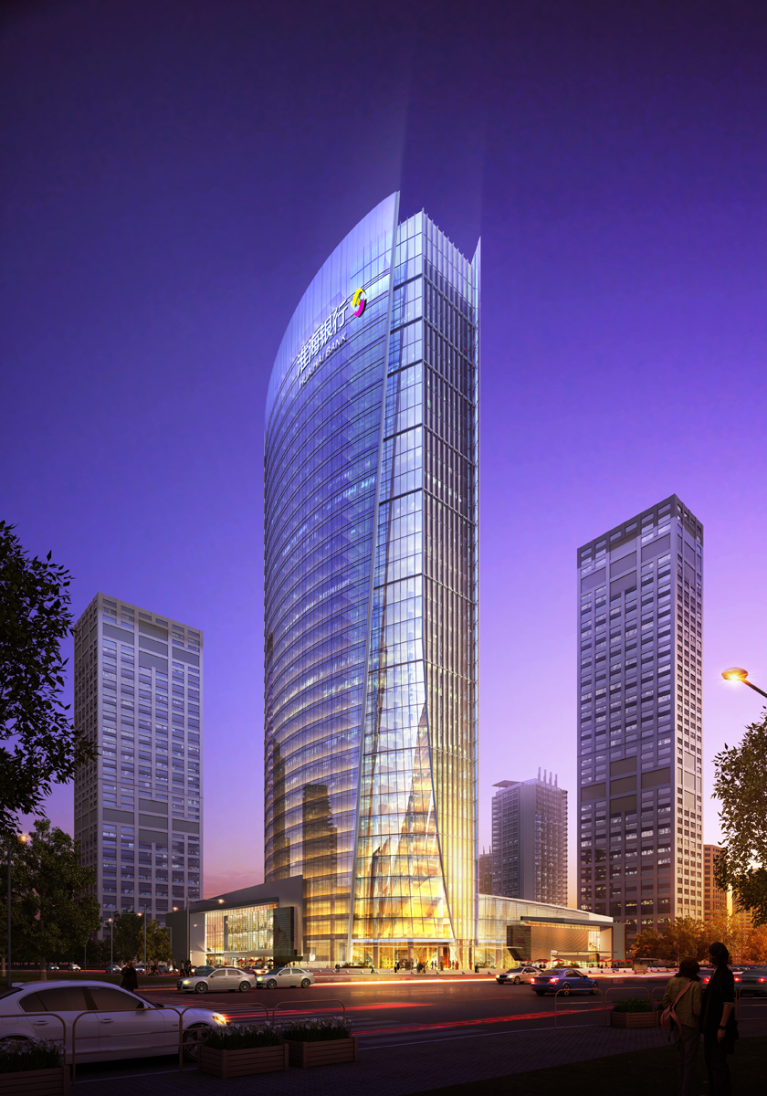 Huaihai Bank Headquarters by Ellumus LLC - Architizer