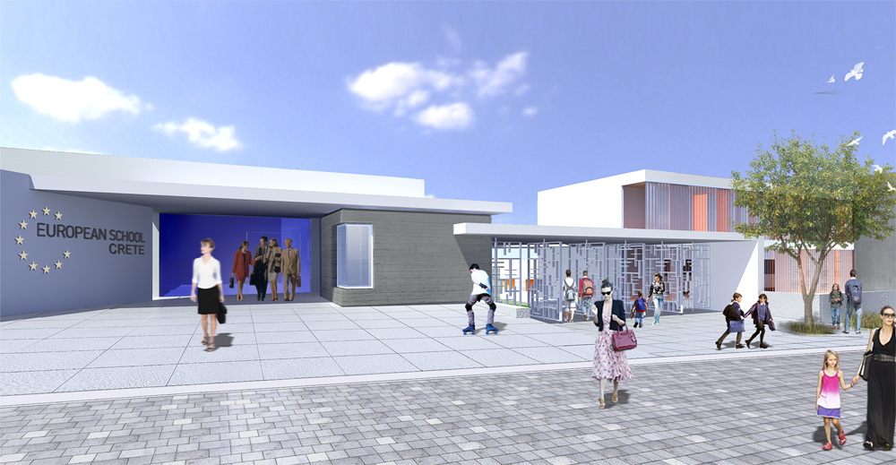 EUROPEAN SCHOOL COMPLEX, CRETE by MRA Architects - Architizer