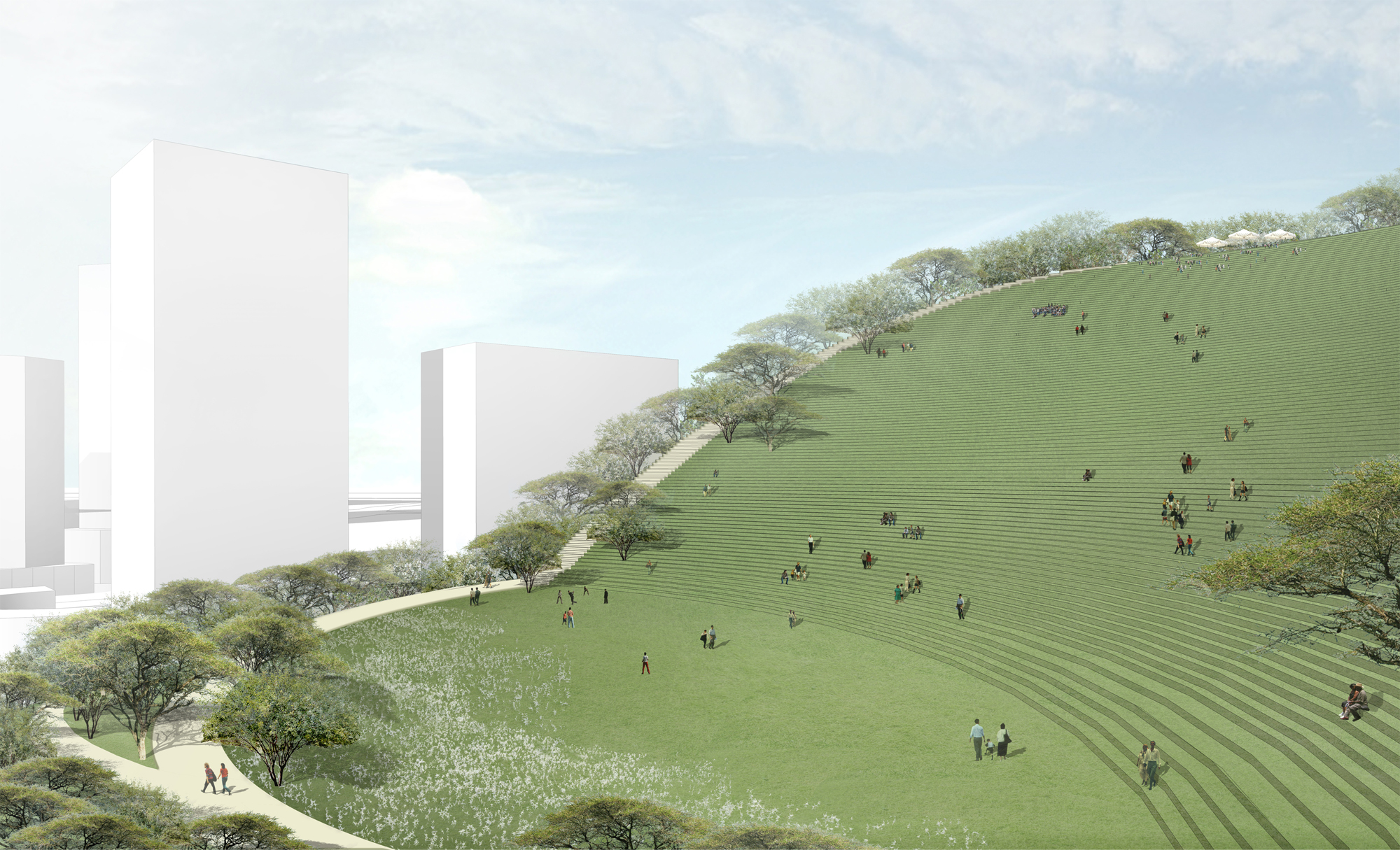 Idea 1248273: Landscape Master Plan of GIFT City, India by TOPOTEK 1 in ...