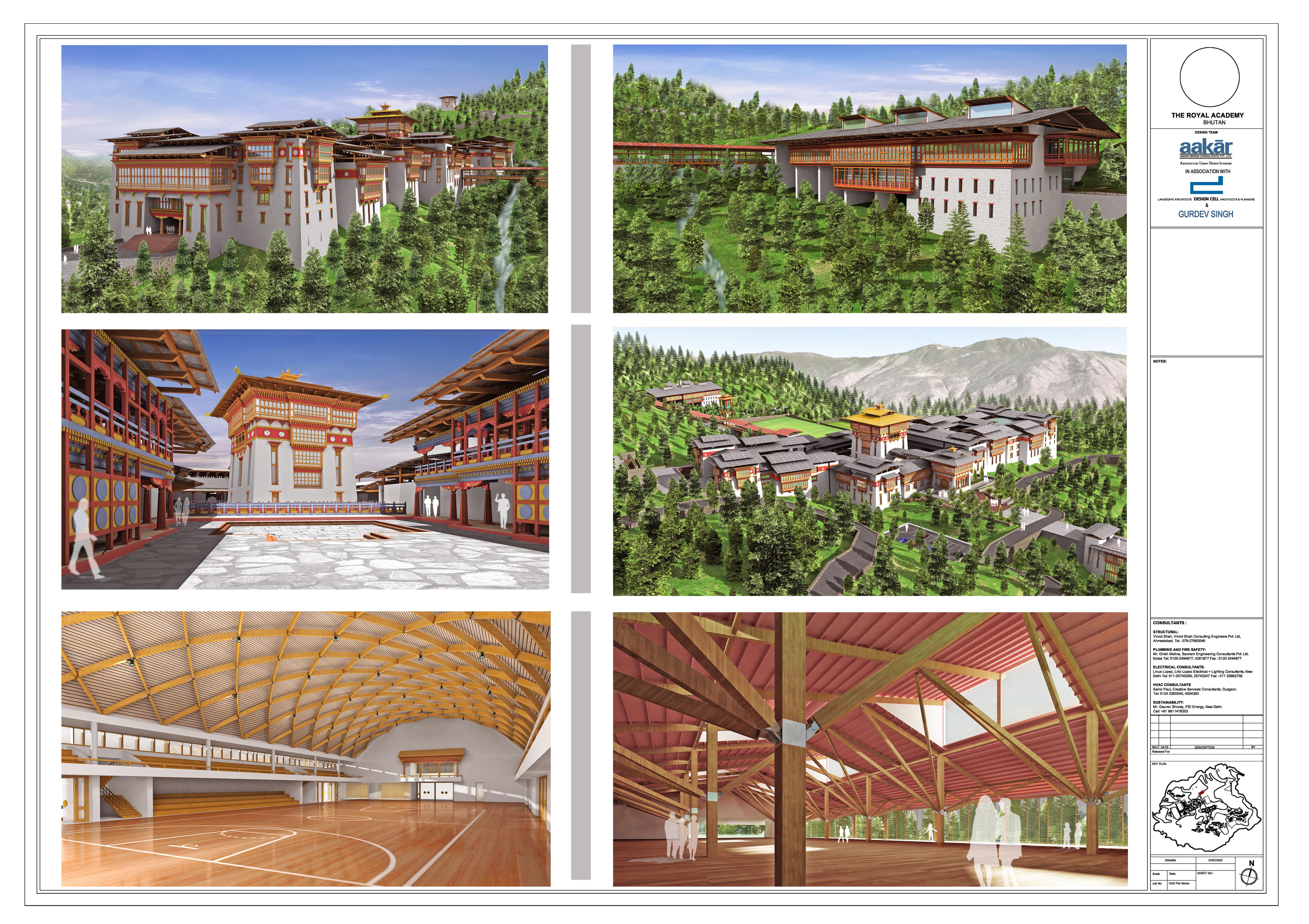 The Royal Academy, Bhutan. by Aakar Design Consultants - Architizer