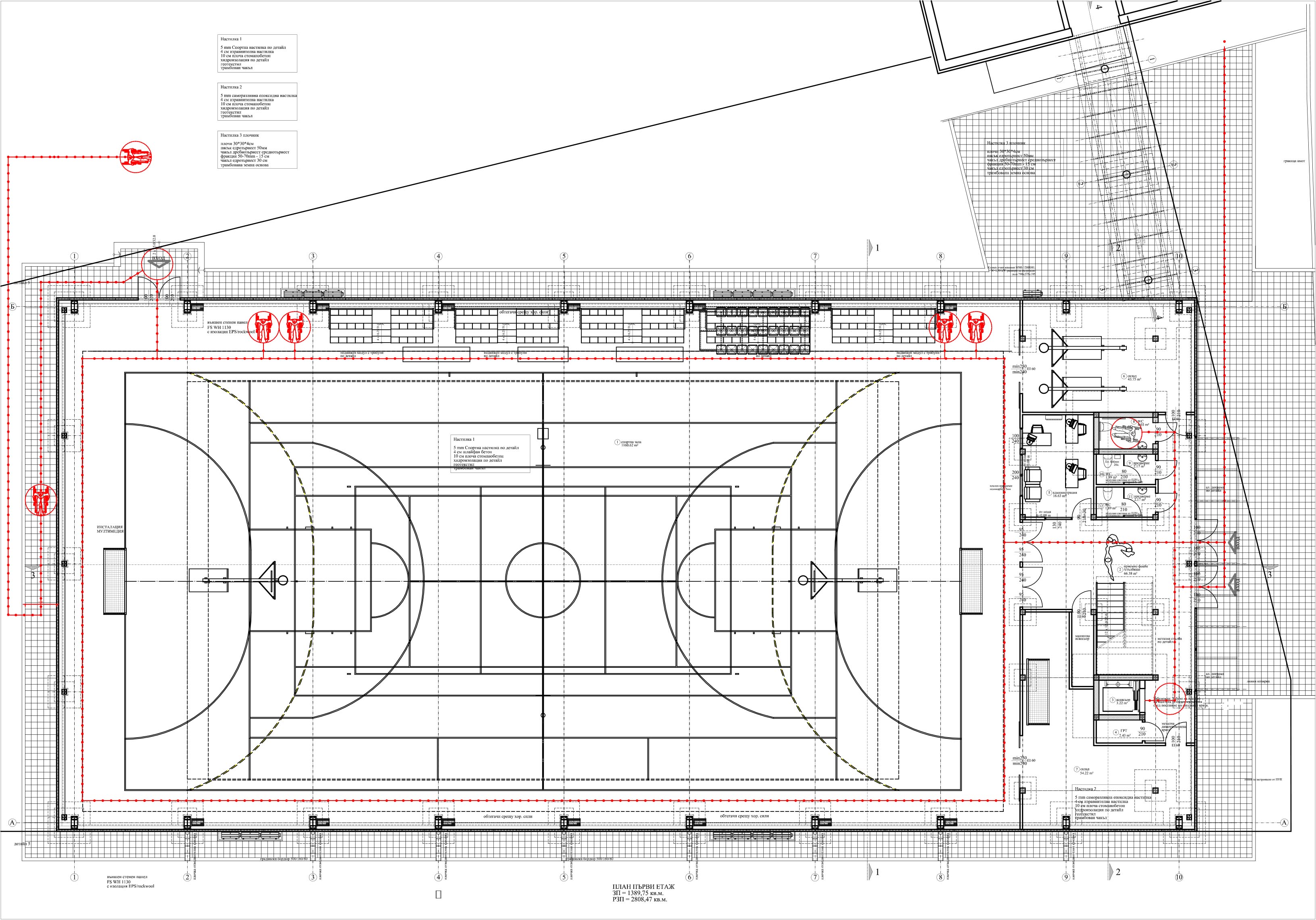 Multifunctional sports hall 1st LS by Fribul Architects - Architizer
