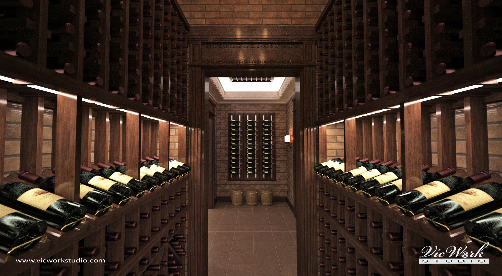 H Residence Wine Cellar interior by VICWORK STUDIO - Architizer