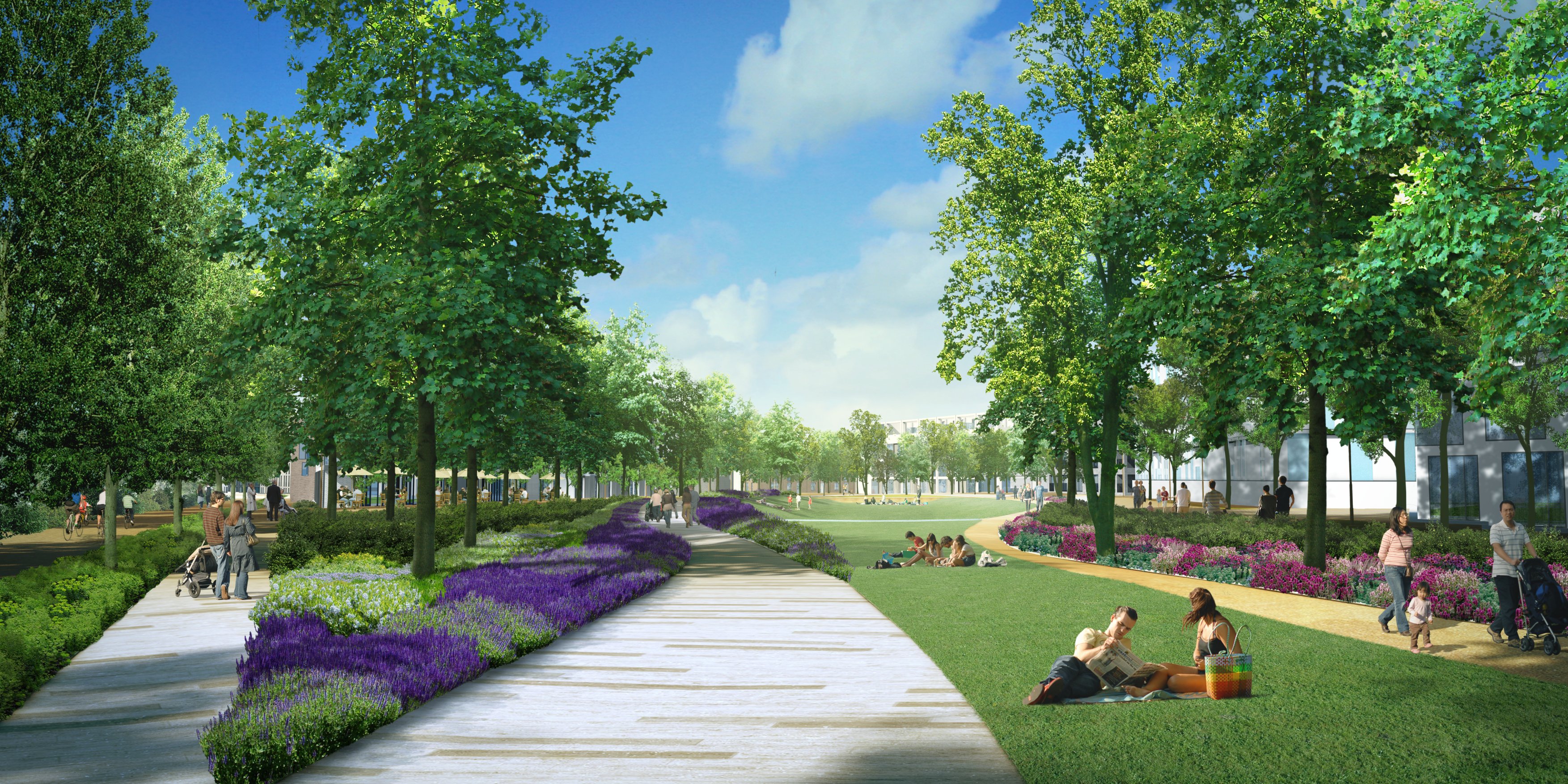 Barking Riverside Landscape Masterplan by Gustafson Porter - Architizer