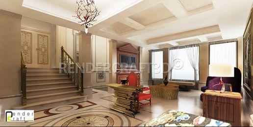 Interior Designing 3D Architectural Rendering by Render Craft 3D ...