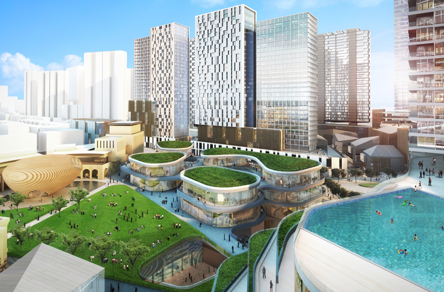 Heluo Cultural Creative Plaza by Public Landscape + Architecture Group ...