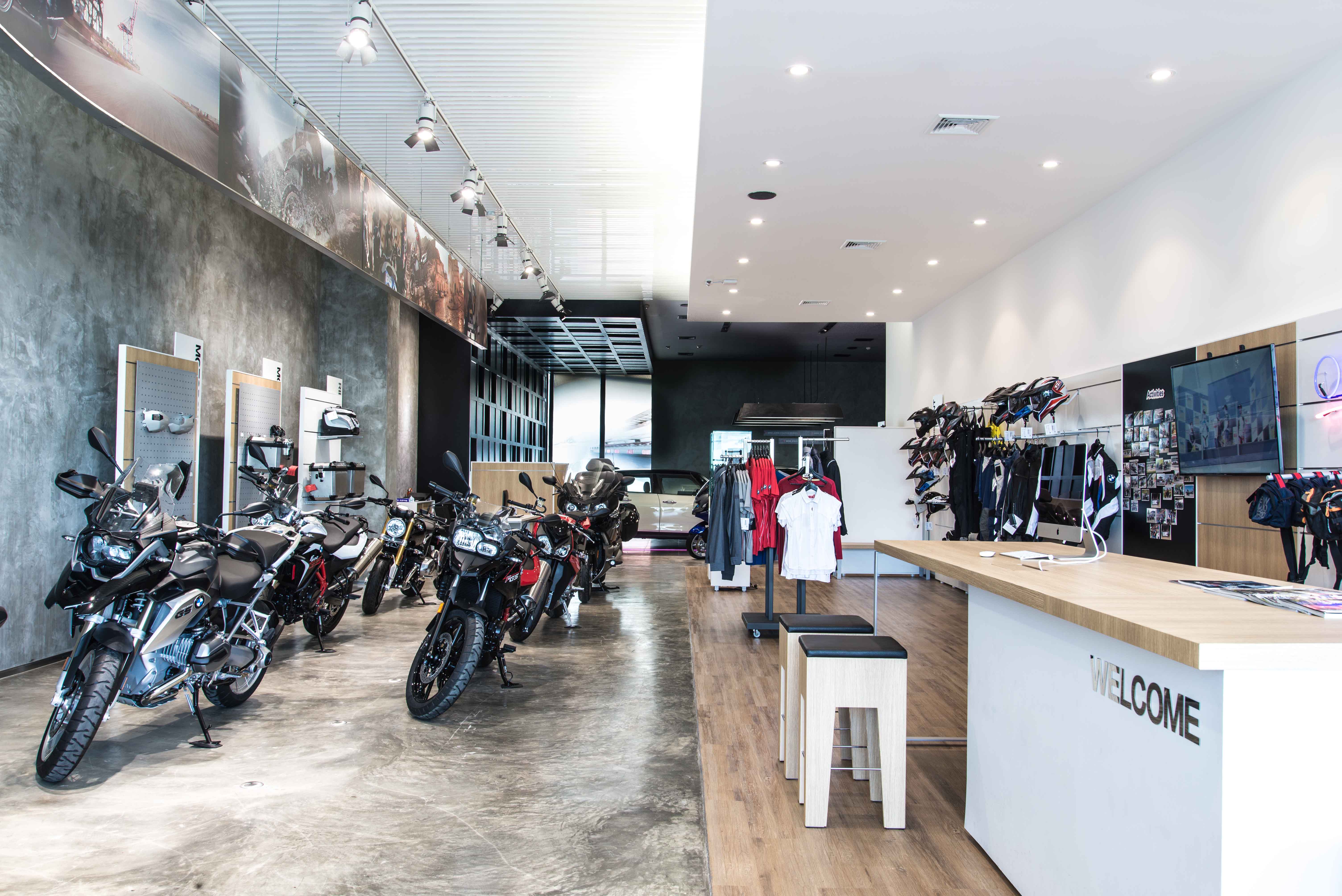 Motorrad showrooms by orbit design studio - Architizer