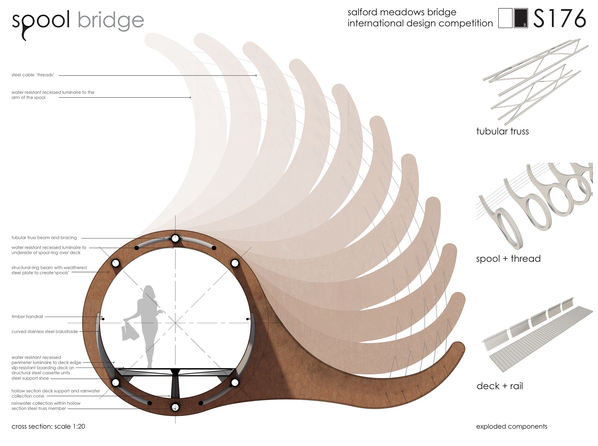 Salford Meadows Bridge Competition by form:form architects - Architizer