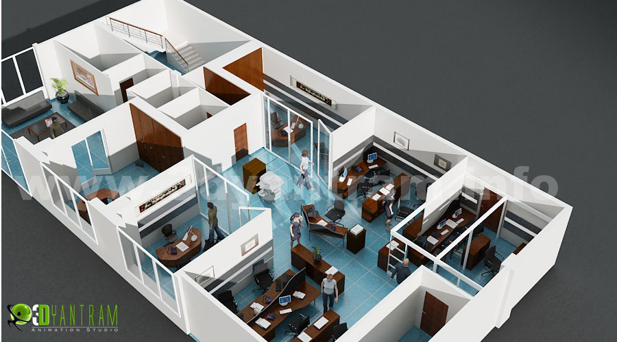 Commercial 3D Floor Plan Design by Floor Plan Design - Architizer