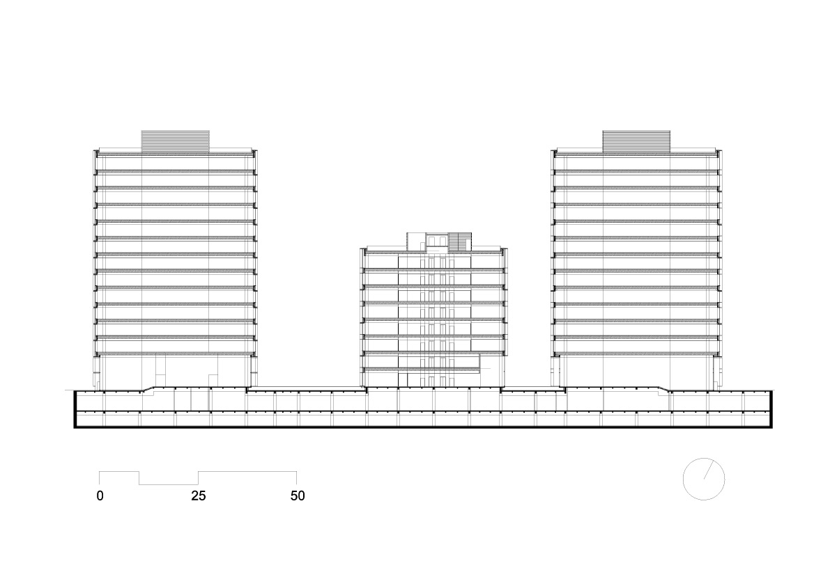 3Cubes Office Building by gmp von Gerkan, Marg and Partners Architects ...