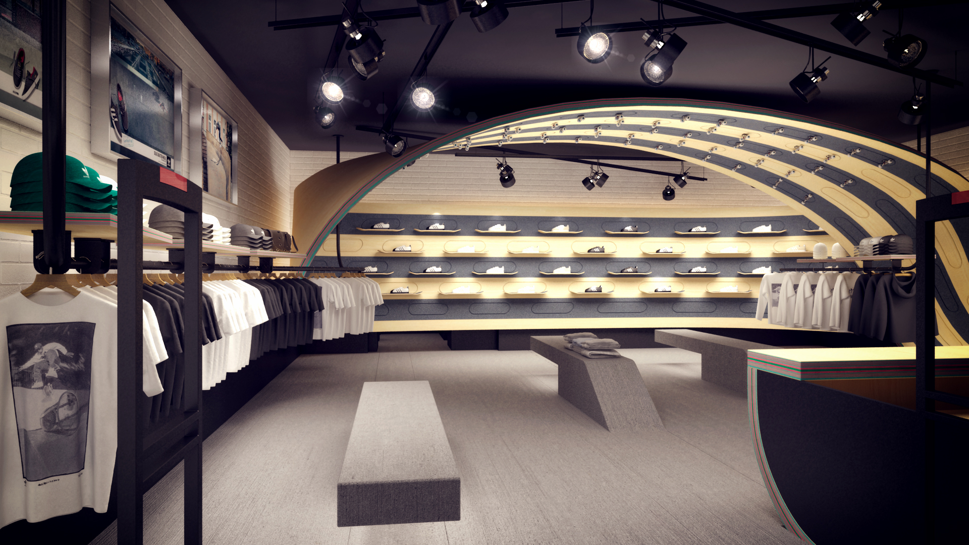 Idea 1270746: ADIDAS SKATEBOARDING CONCEPT STORE by TANAGRAM DESIGN ...