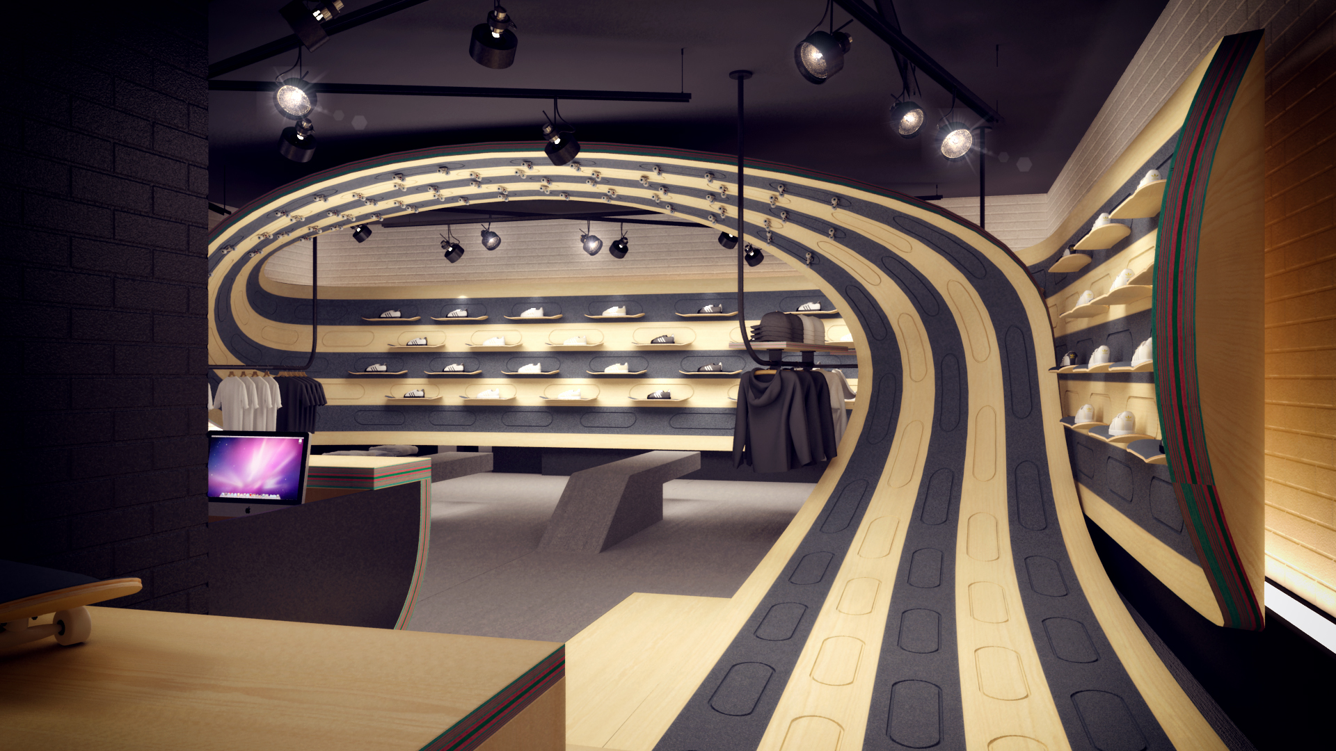 ADIDAS SKATEBOARDING CONCEPT STORE by TANAGRAM DESIGN - Architizer