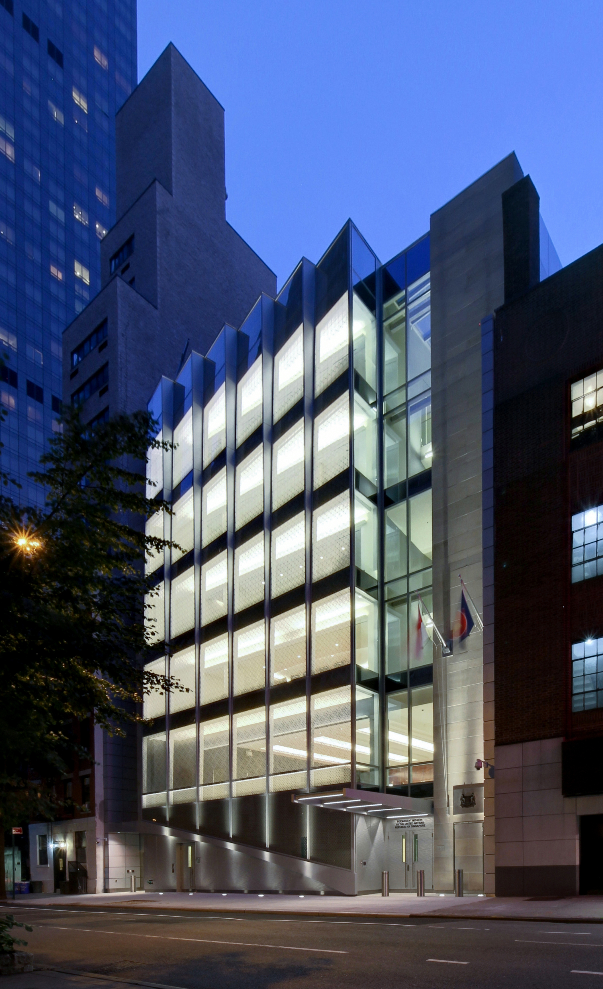 Singapore Chancery by AWA Lighting Designers - Architizer