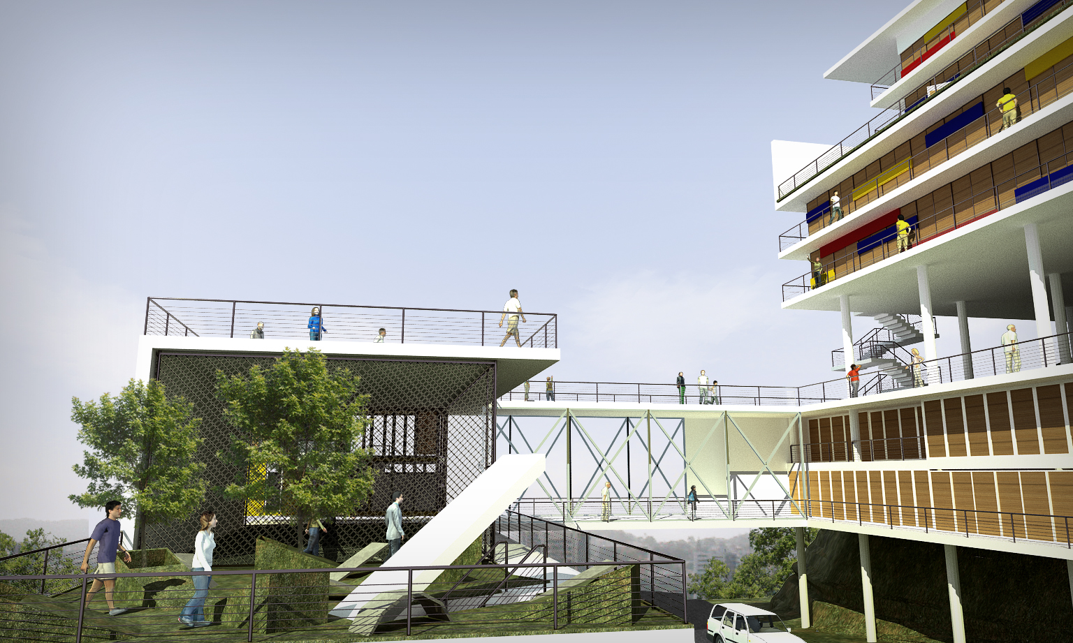 LAS TORRES MULTIFAMILY BUILDING: an oblique building by NMD | NOMADAS ...