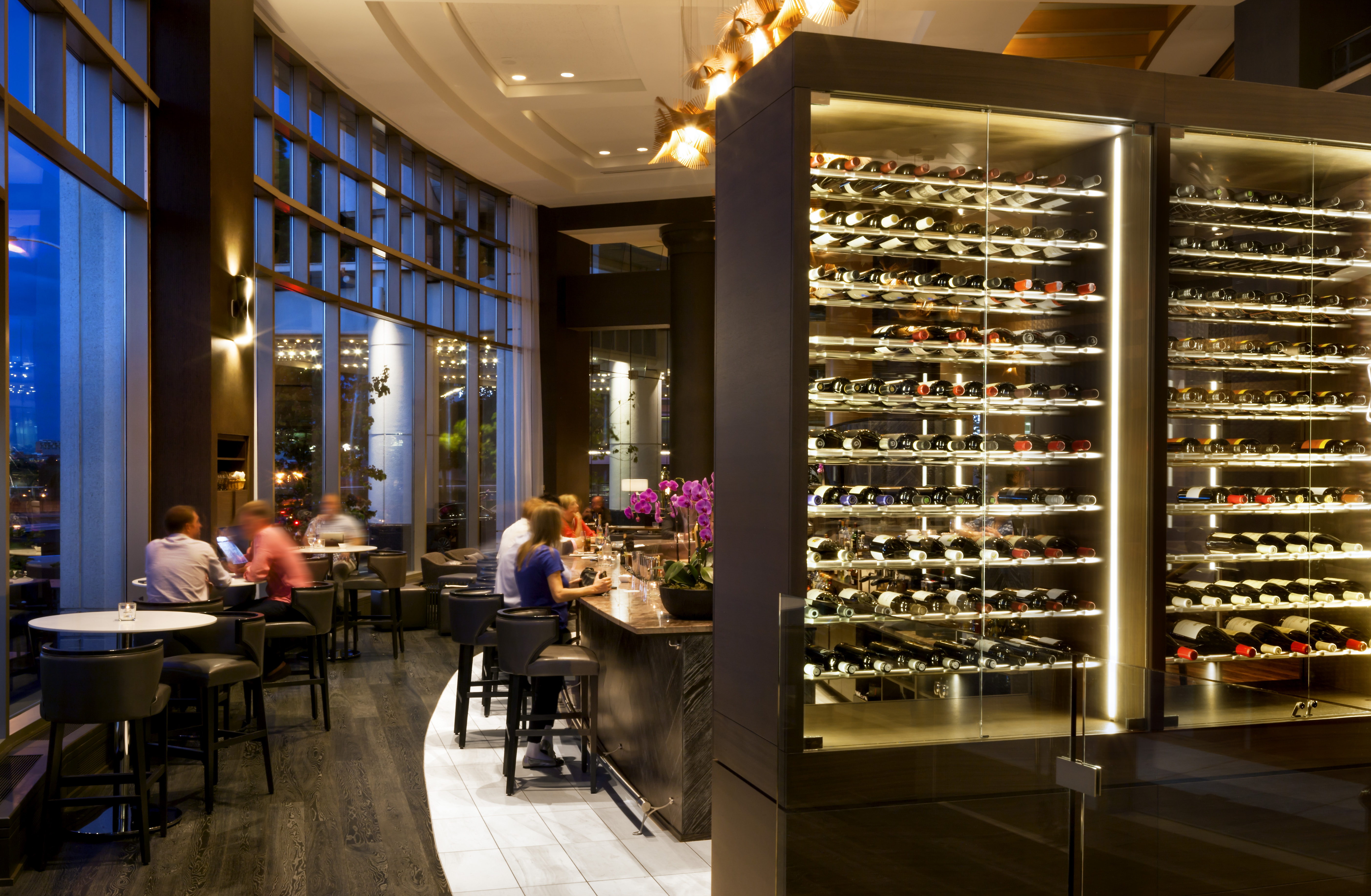 ARC Restaurant at the Fairmont Waterfront by B+H Architects - Architizer