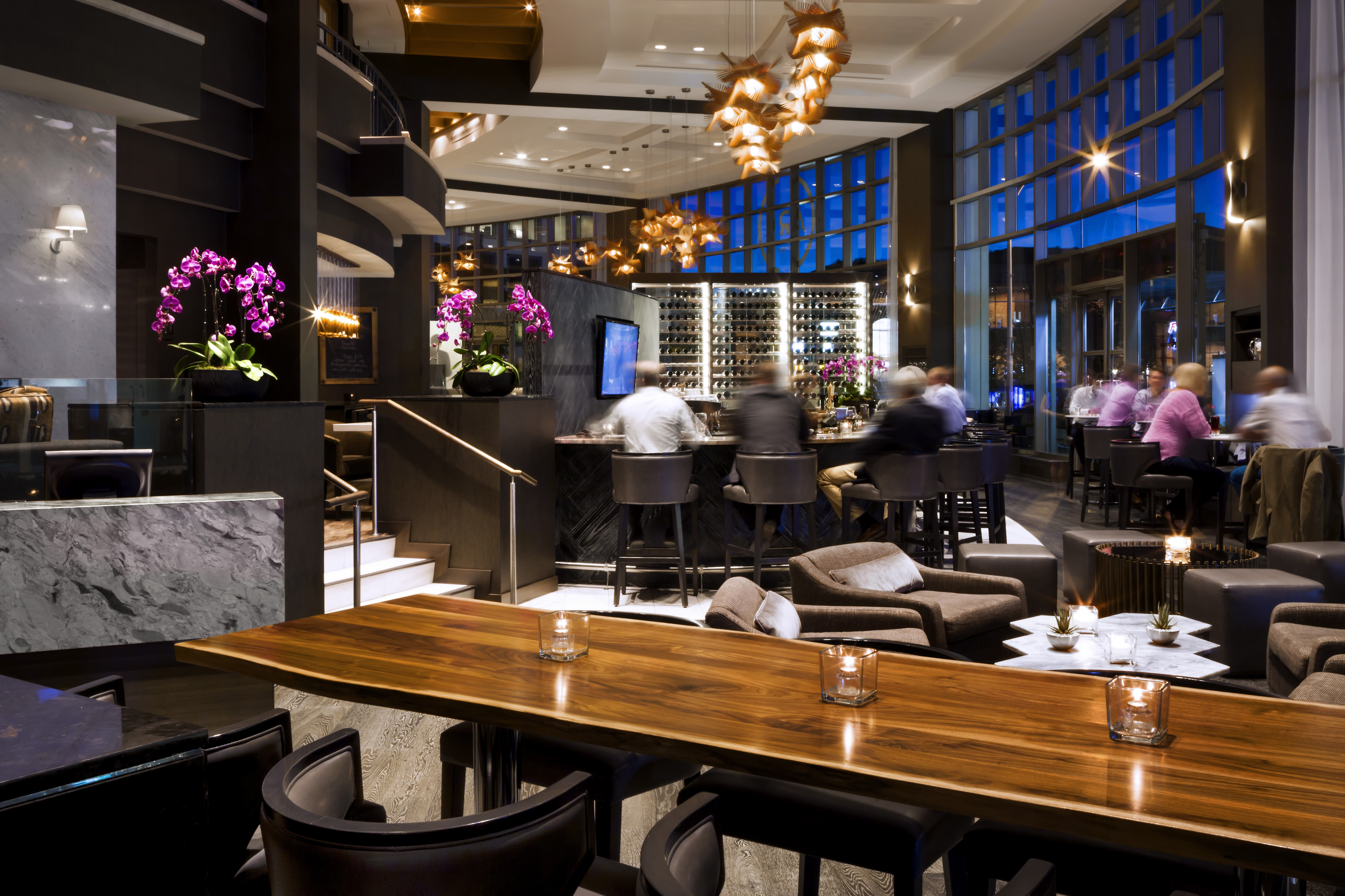 ARC Restaurant at the Fairmont Waterfront by B+H Architects - Architizer