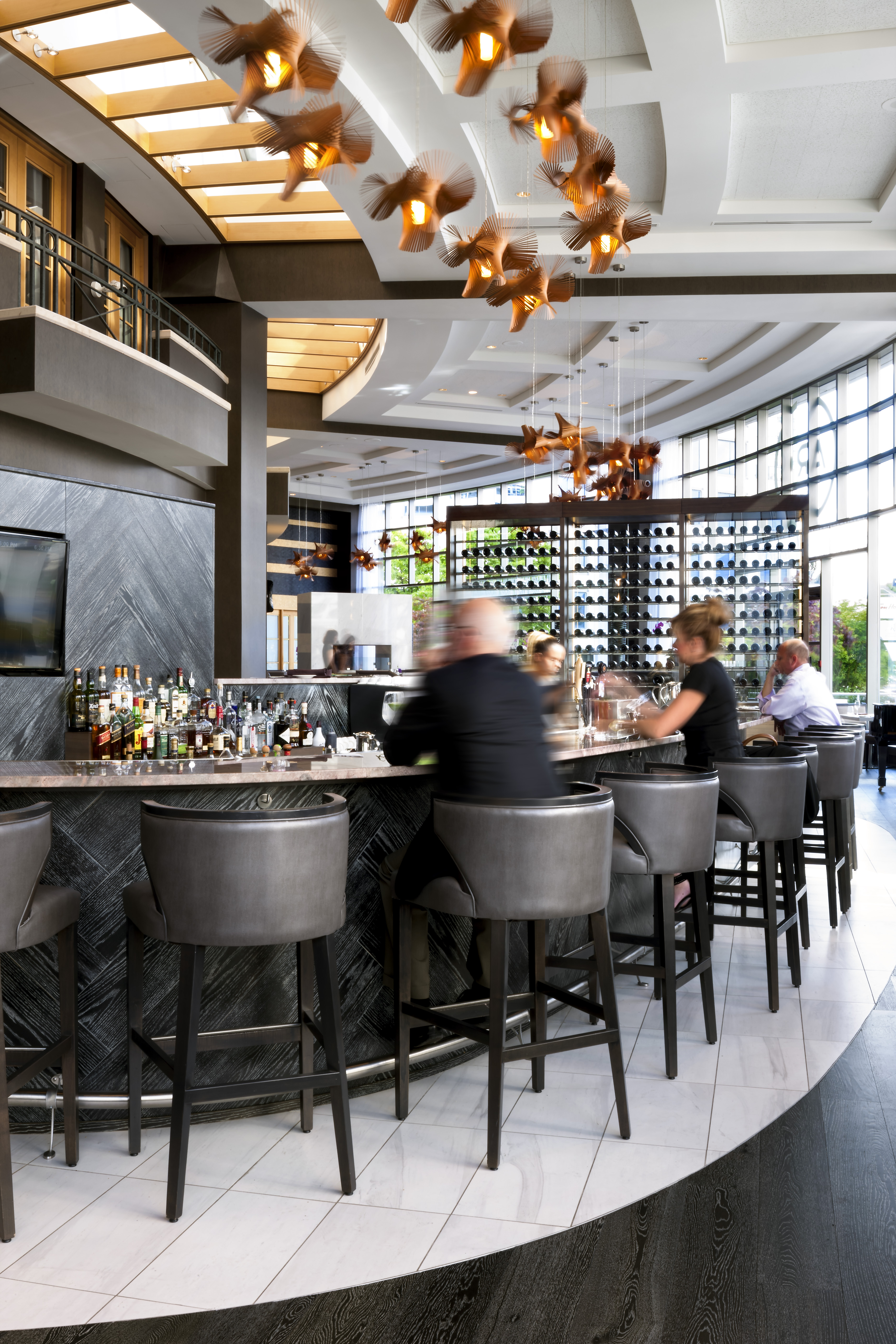 ARC Restaurant at the Fairmont Waterfront by B+H Architects - Architizer