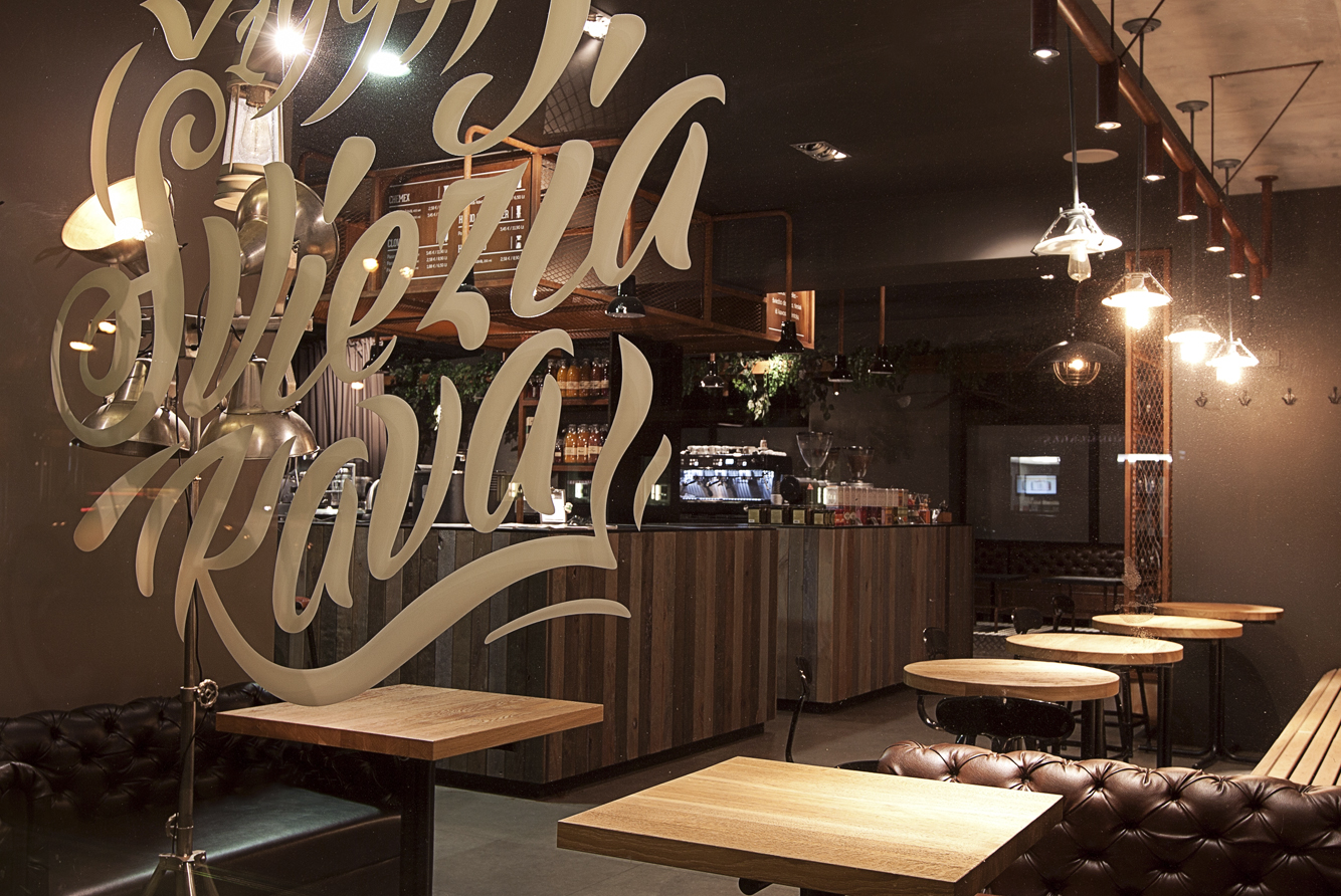 Coffee shop interior Vilnius, Lithuania by Sviezia Kava / Huracan ...