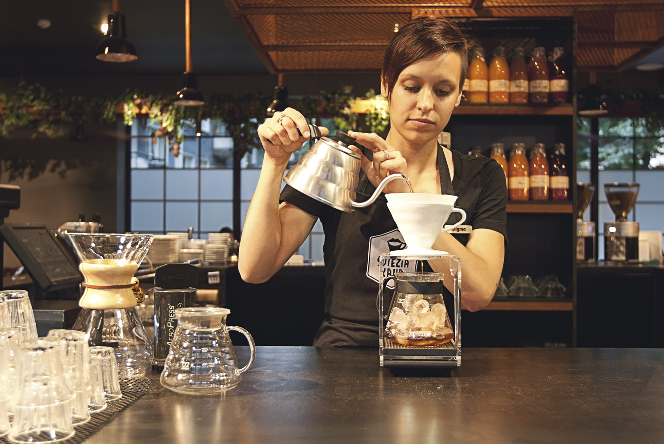 Coffee shop interior Vilnius, Lithuania by Sviezia Kava / Huracan ...