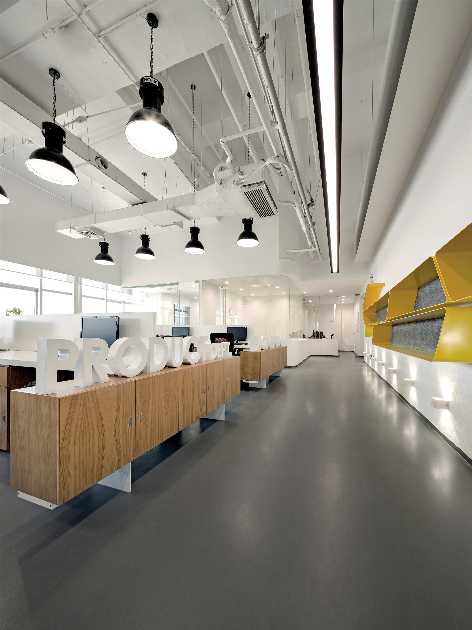 Paper Folding Space - ELLE Office by feeling Design - Architizer