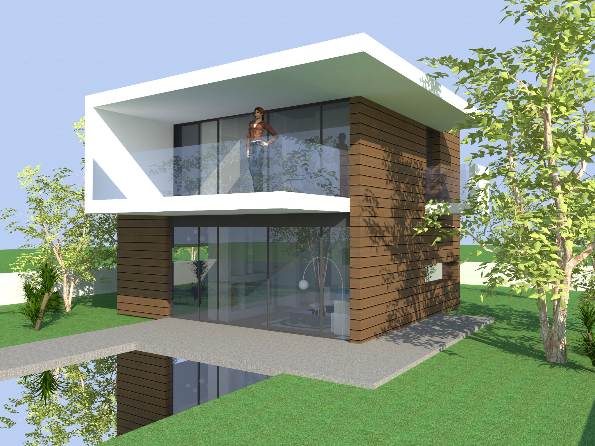 CUBE CONCEPT - wooden house model by CT Architecture + Design Studio ...