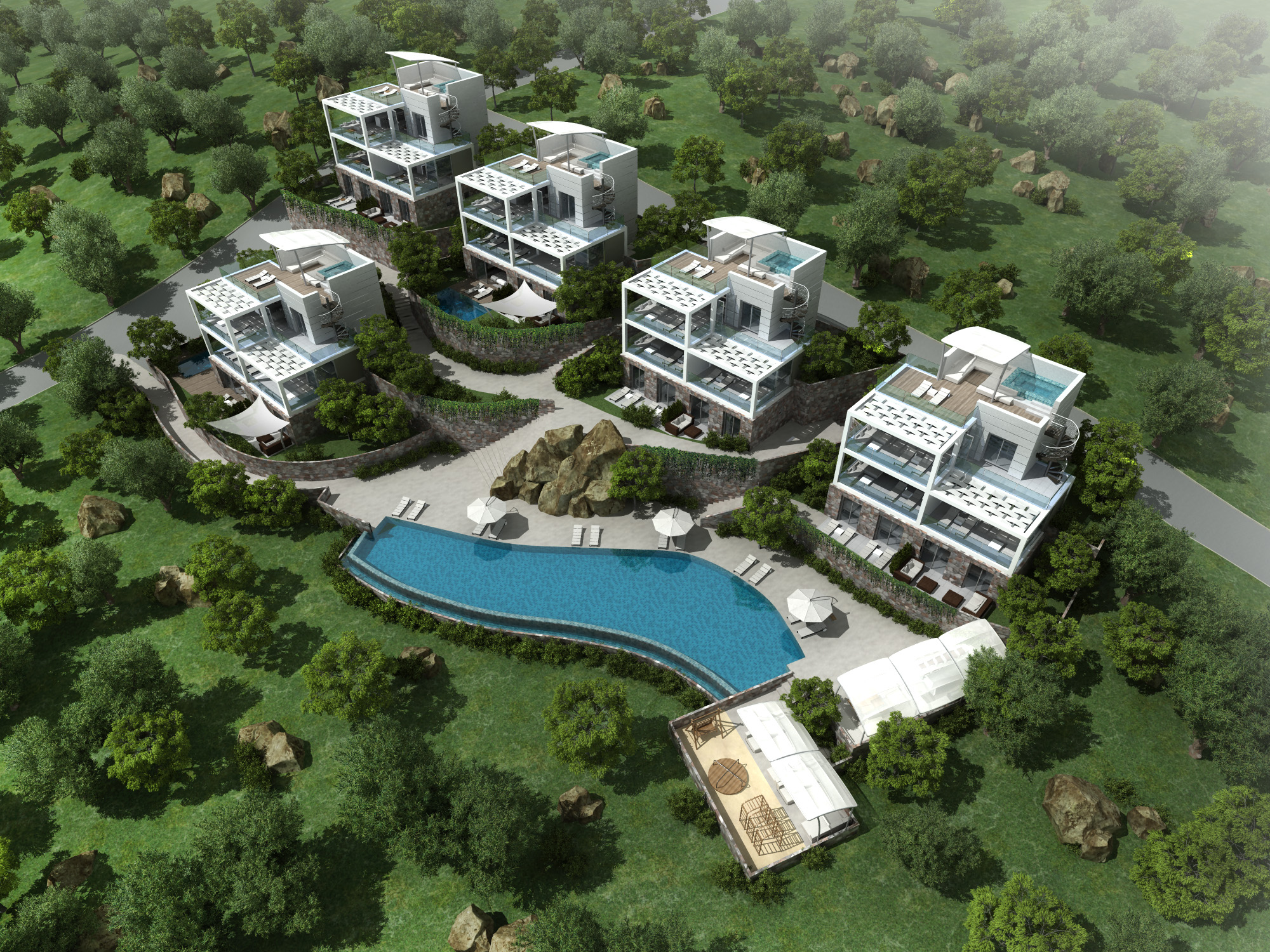 Skyline Villa - Xiaojing Bay, China by Original Vision - Architizer