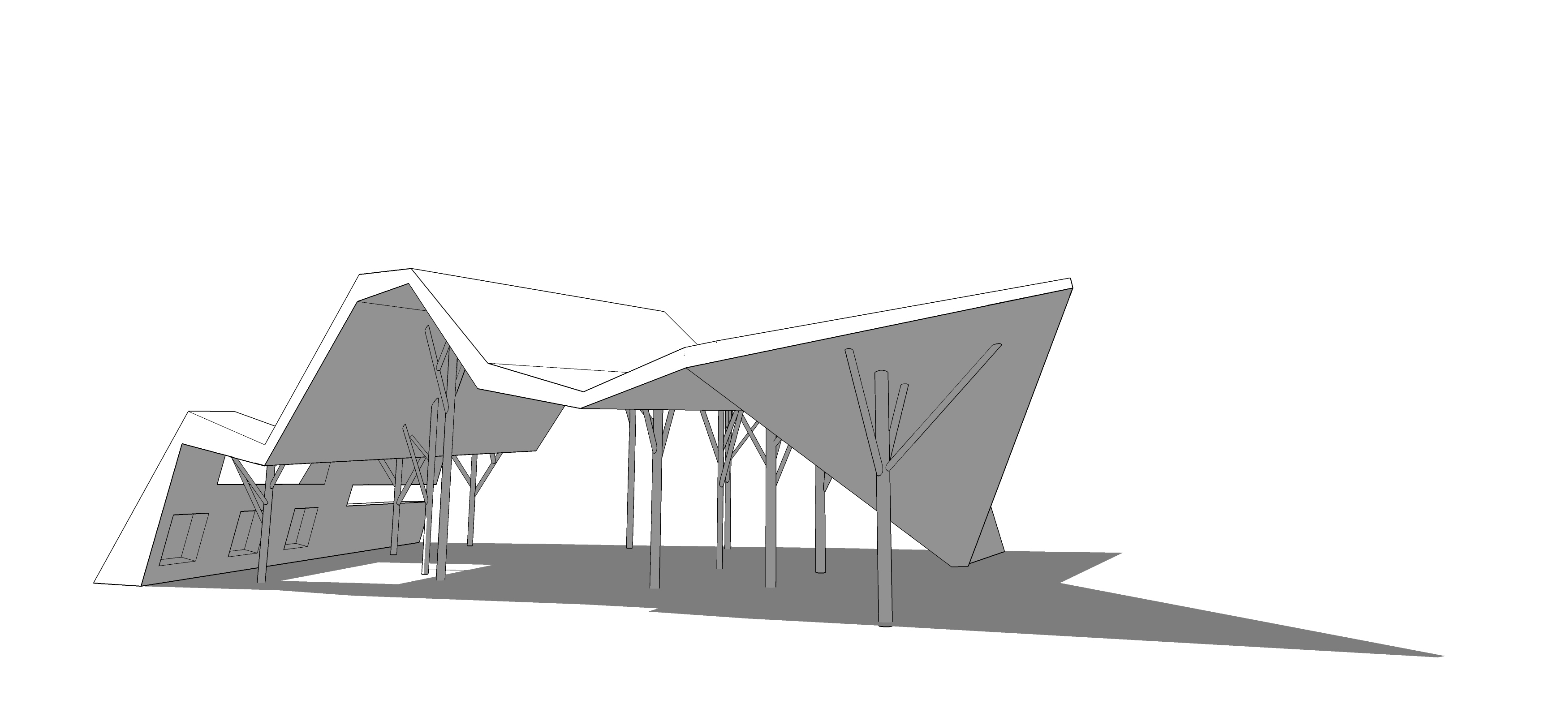 open-sided shelter by Studio for architecture & Design Ron Shenkin ...