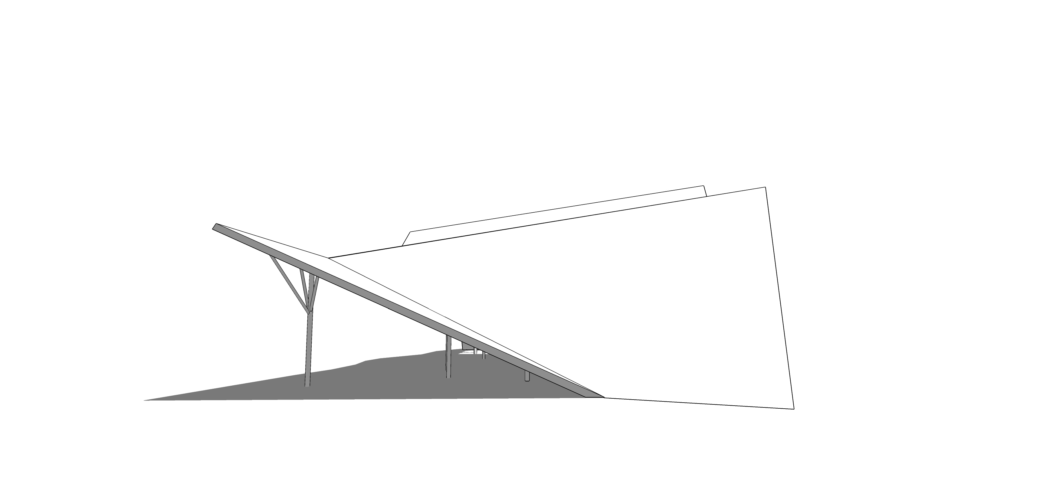 open-sided shelter by Studio for architecture & Design Ron Shenkin ...