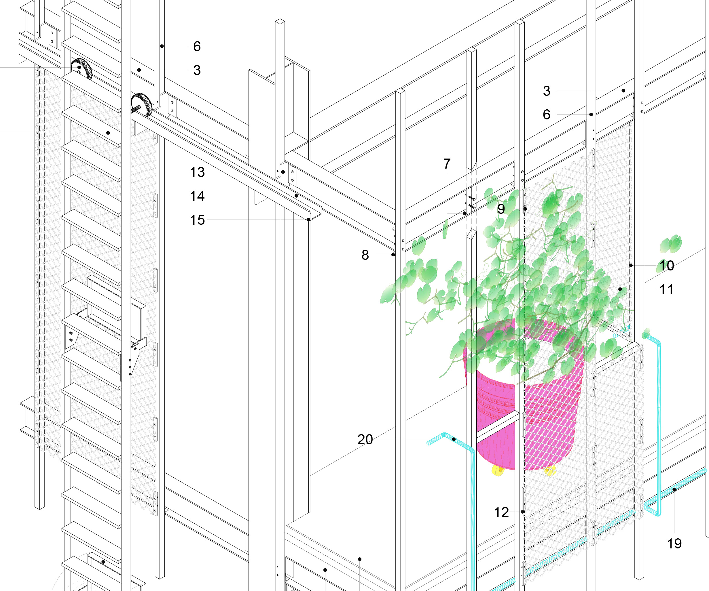 Idea 1301407: Host and Nectar Home Atelier Garden Building by Husos ...