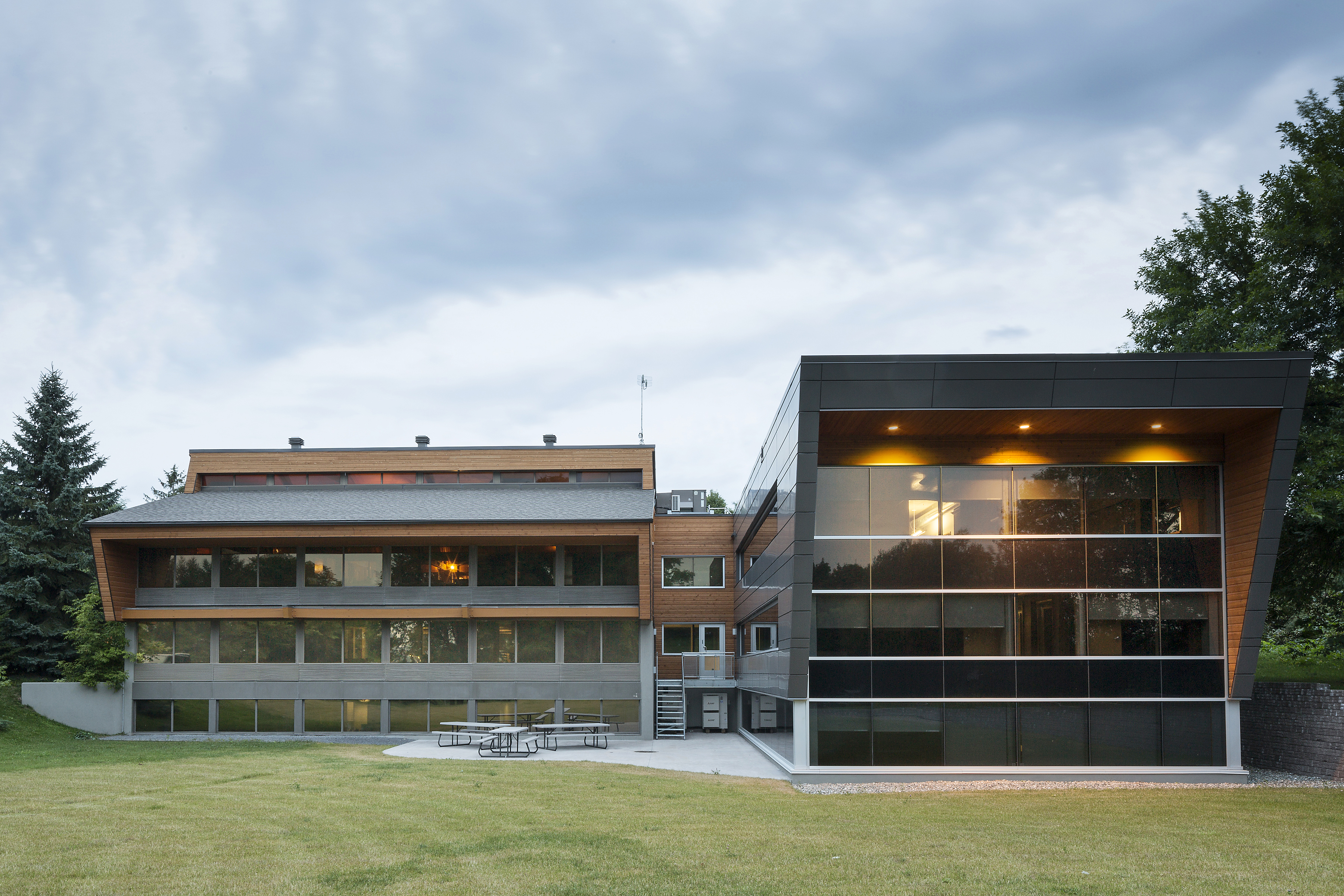 Béton Provincial - extension by Fugere Architecture - Architizer