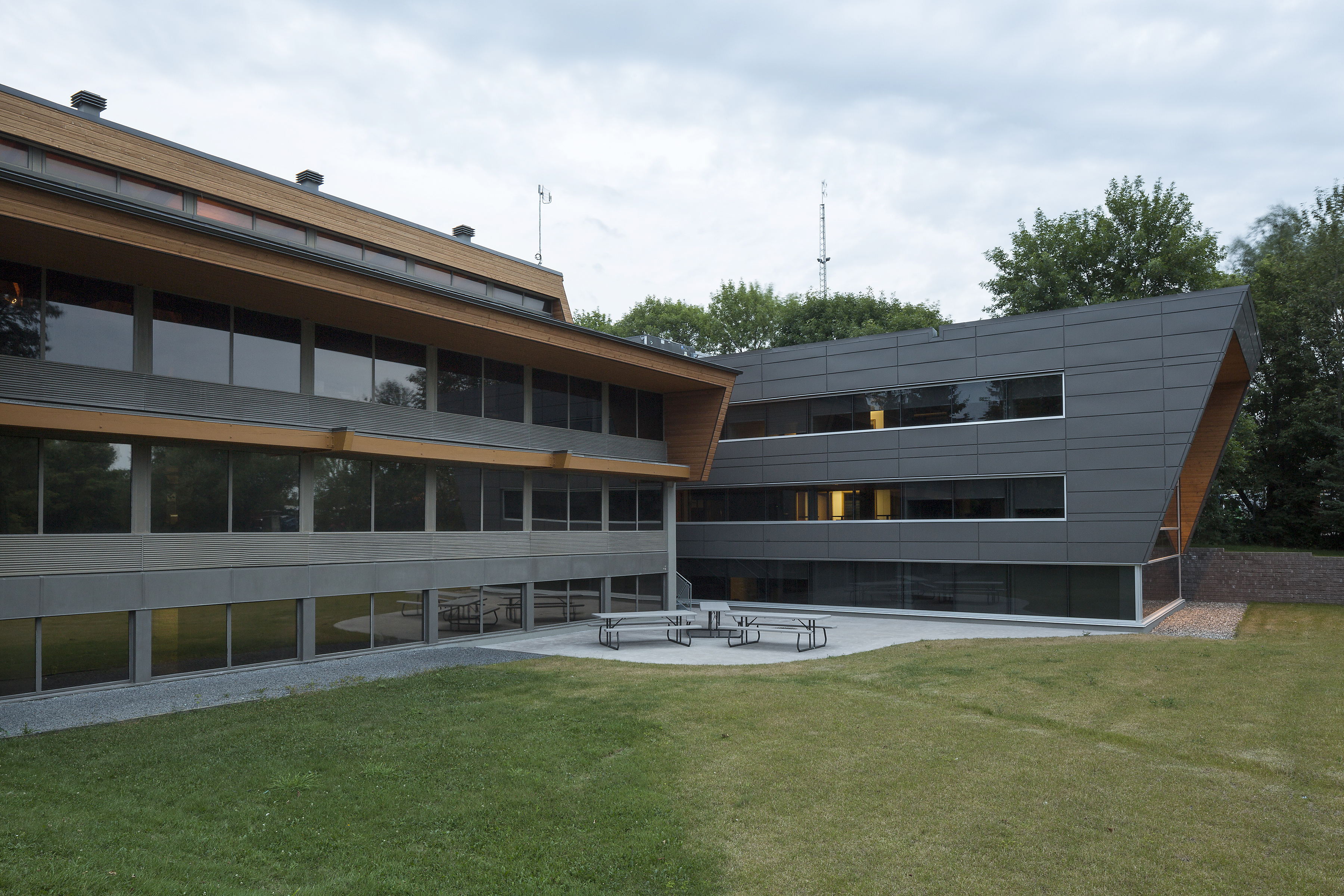 Béton Provincial - extension by Fugere Architecture - Architizer