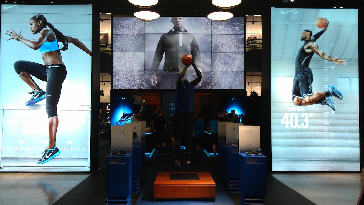 Nike video walls by Ascend Studios - Architizer