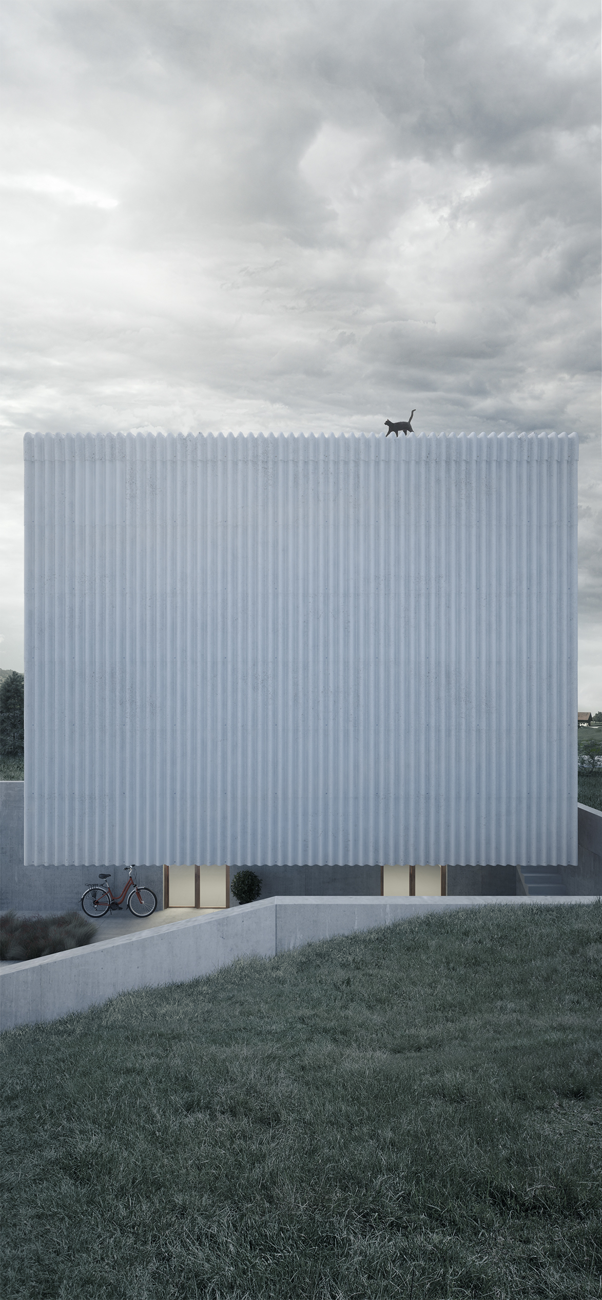 Striped Living by Group8 by HUBSTACKS. - Architizer