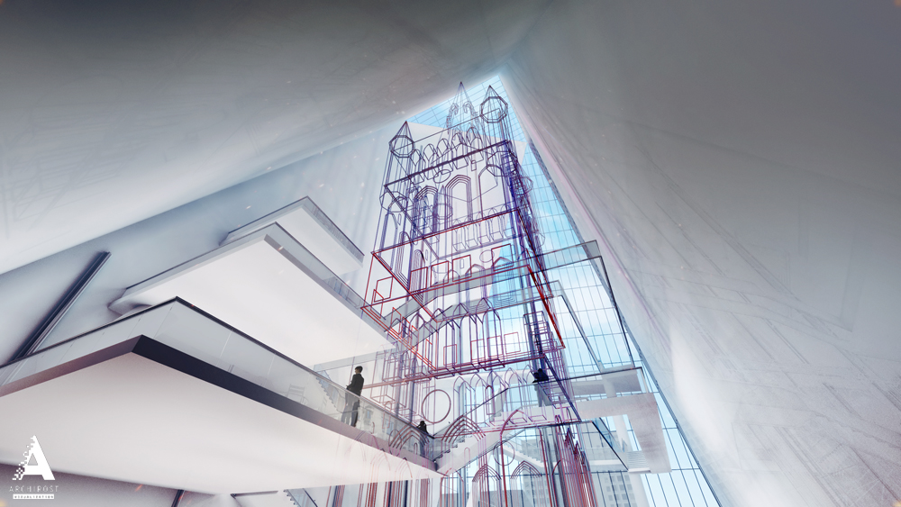 Visualization for the international competition "The post-castle" by ...