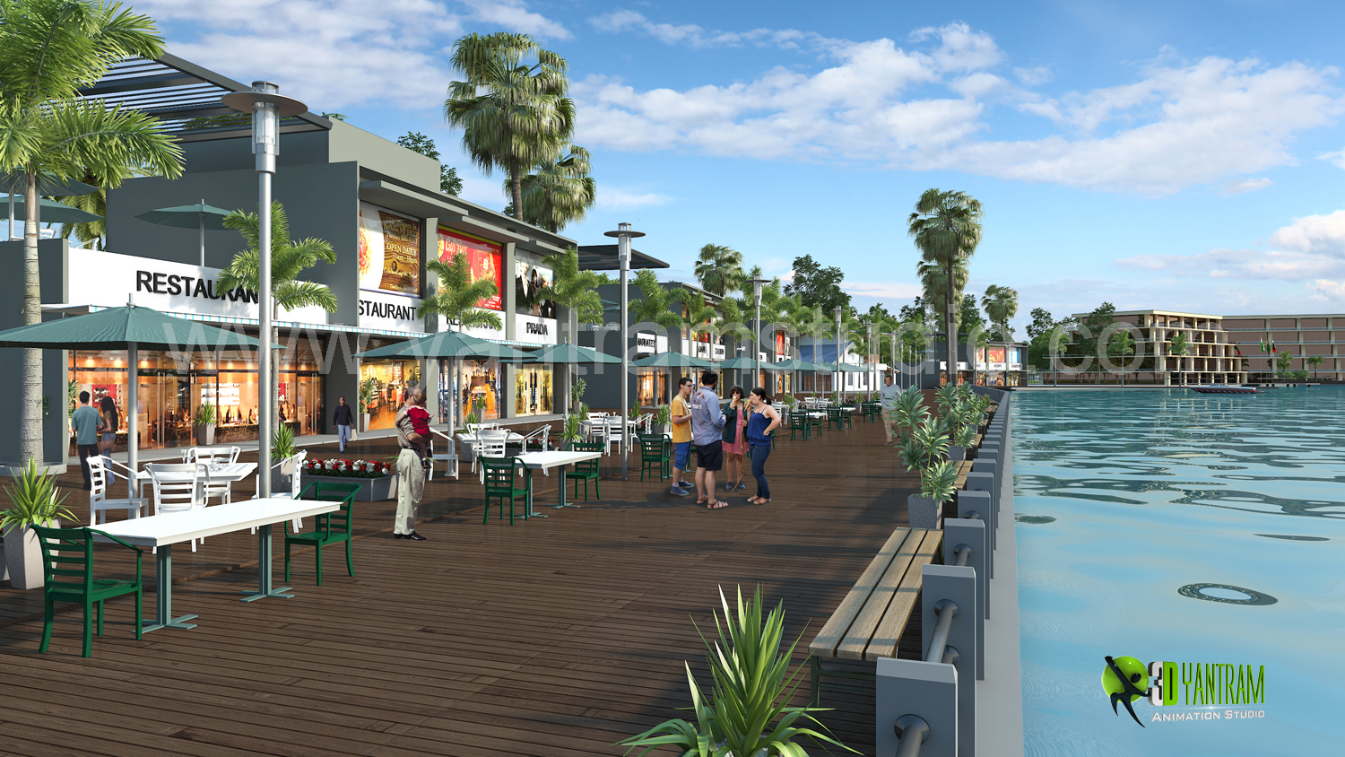 3D Hotel - Resort Exterior design by Exterior Design - Architizer