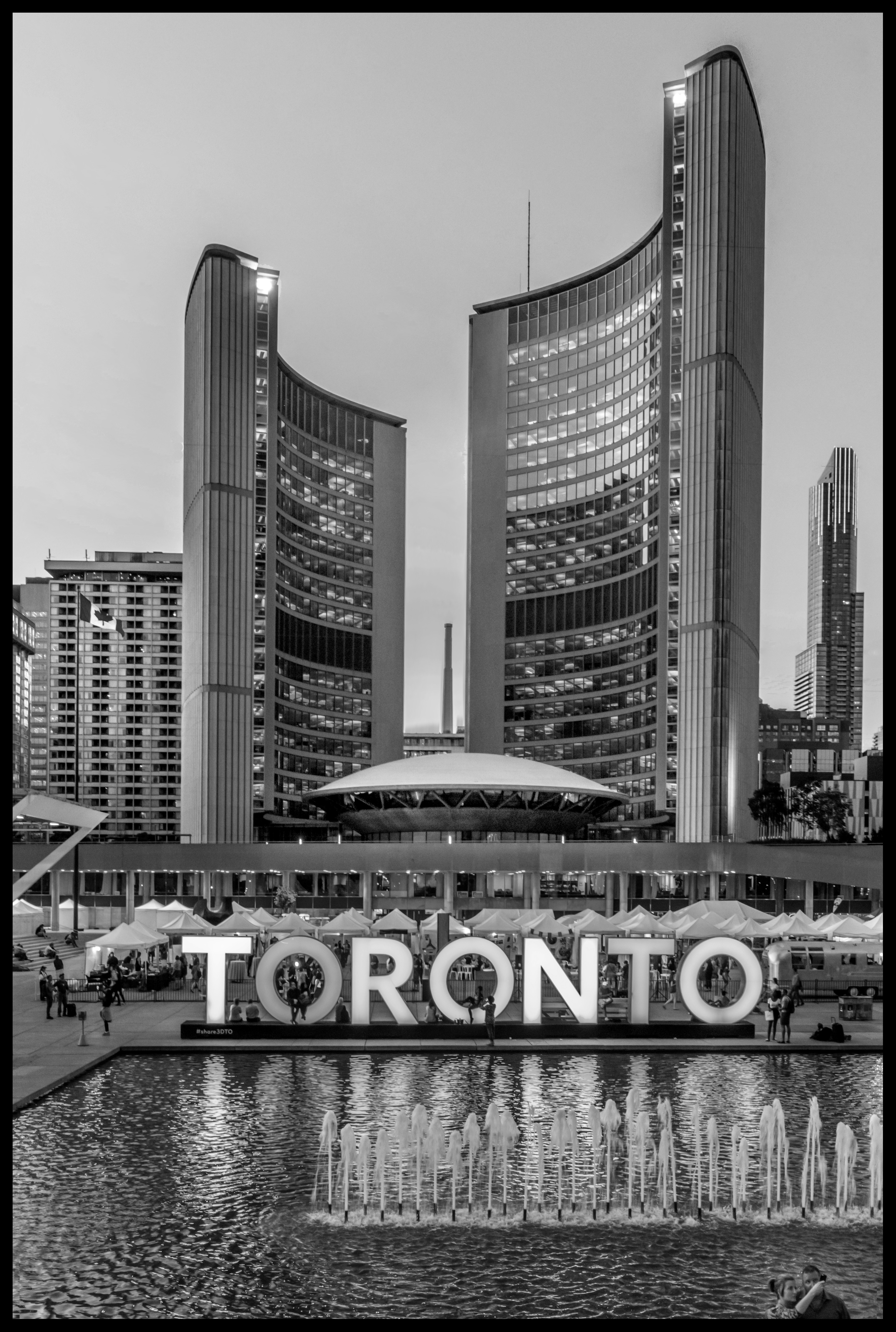 Toronto City Hall Architectural Photography Nightime & Daytime by ...
