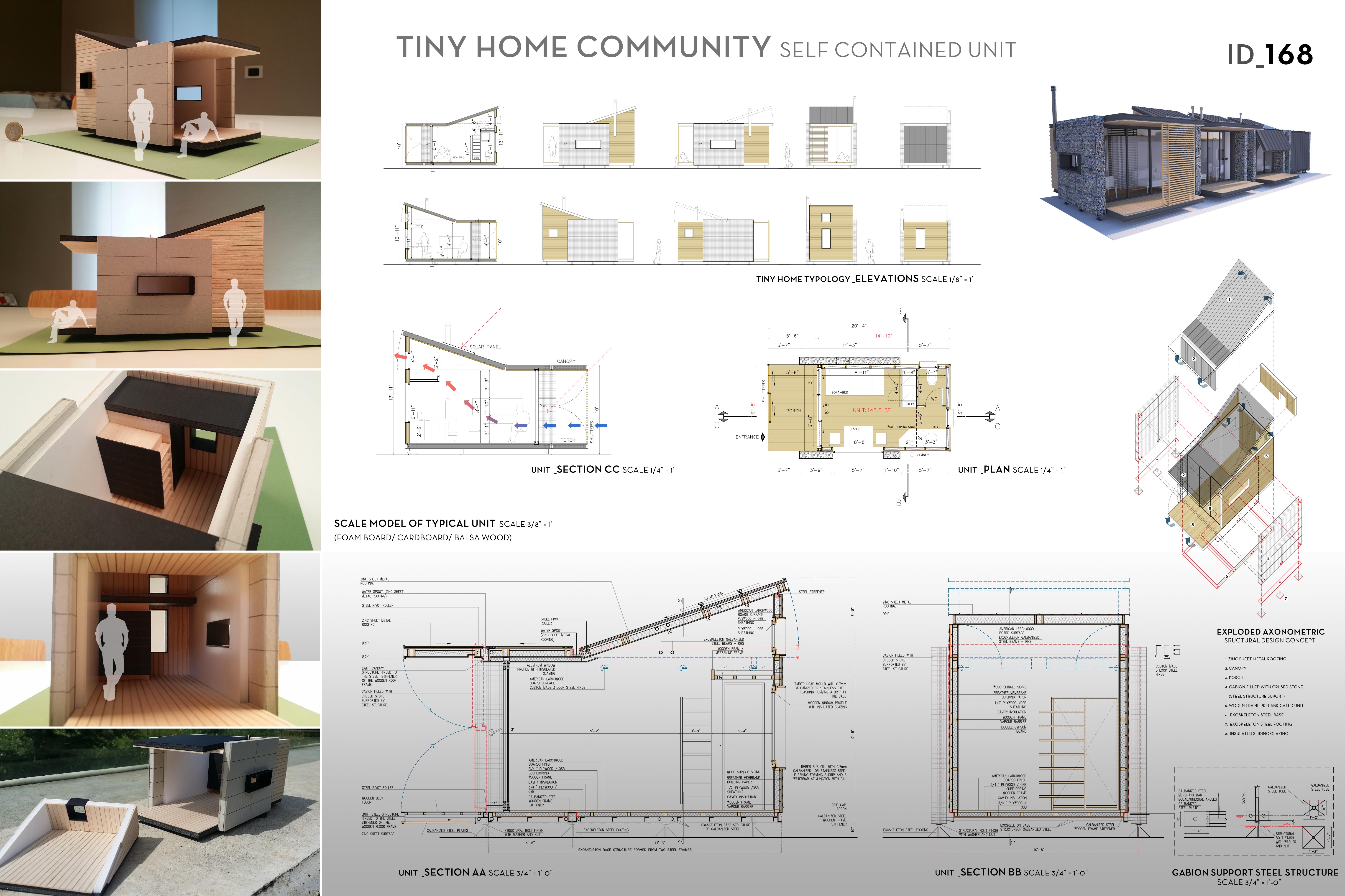 TINY HOME COMMUNITY FOR THE HOMELESS by RIZA3architects - Architizer