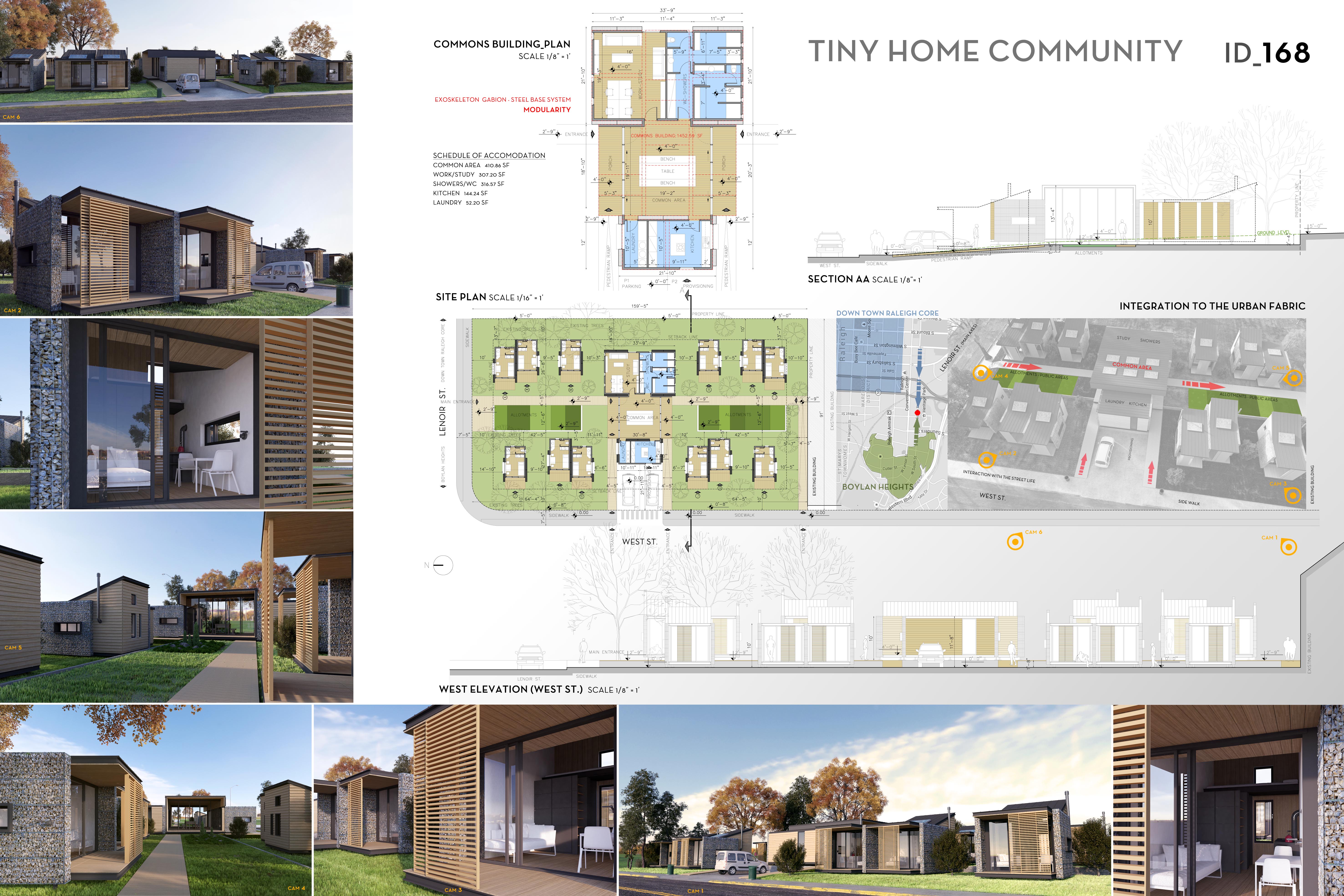 TINY HOME COMMUNITY FOR THE HOMELESS by RIZA3architects - Architizer