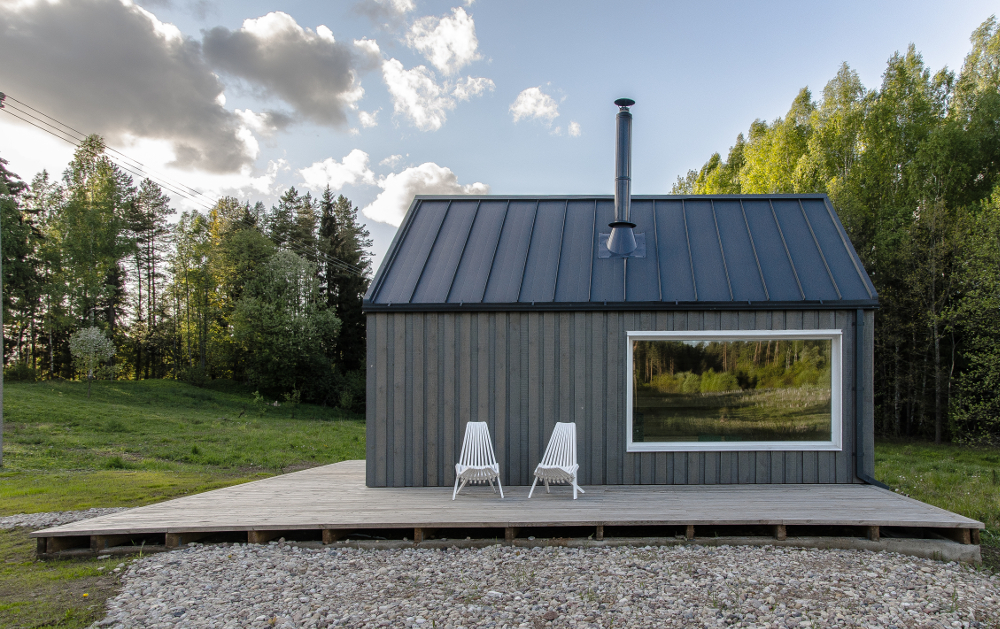 Rectangle parallelepiped House by Devyni architektai - Architizer