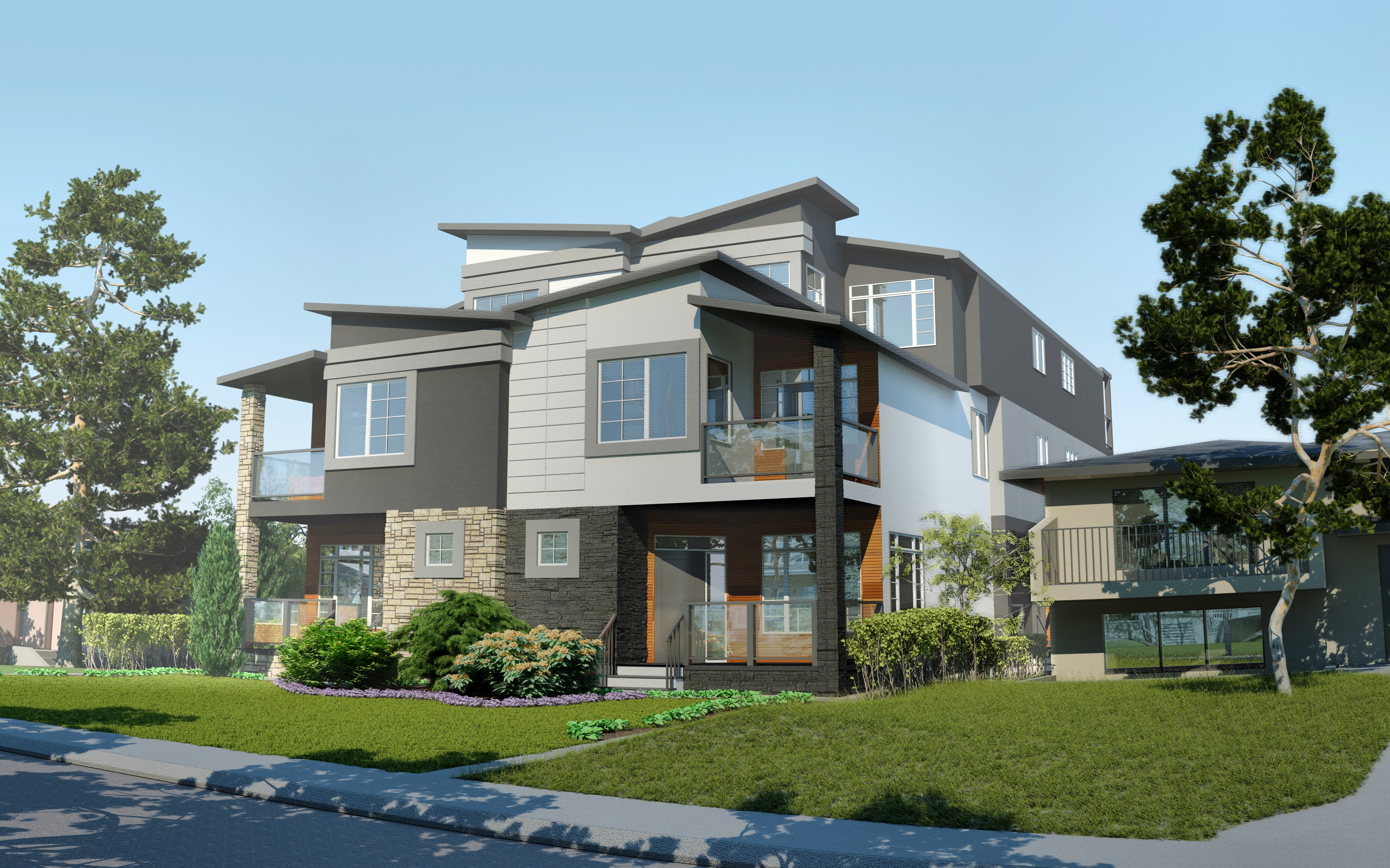 4 Unit House in Calgary by ABC House Design - Architizer