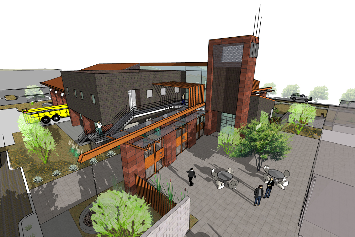 Scottsdale Fire Station + Administration by LEA Architects, LLC ...